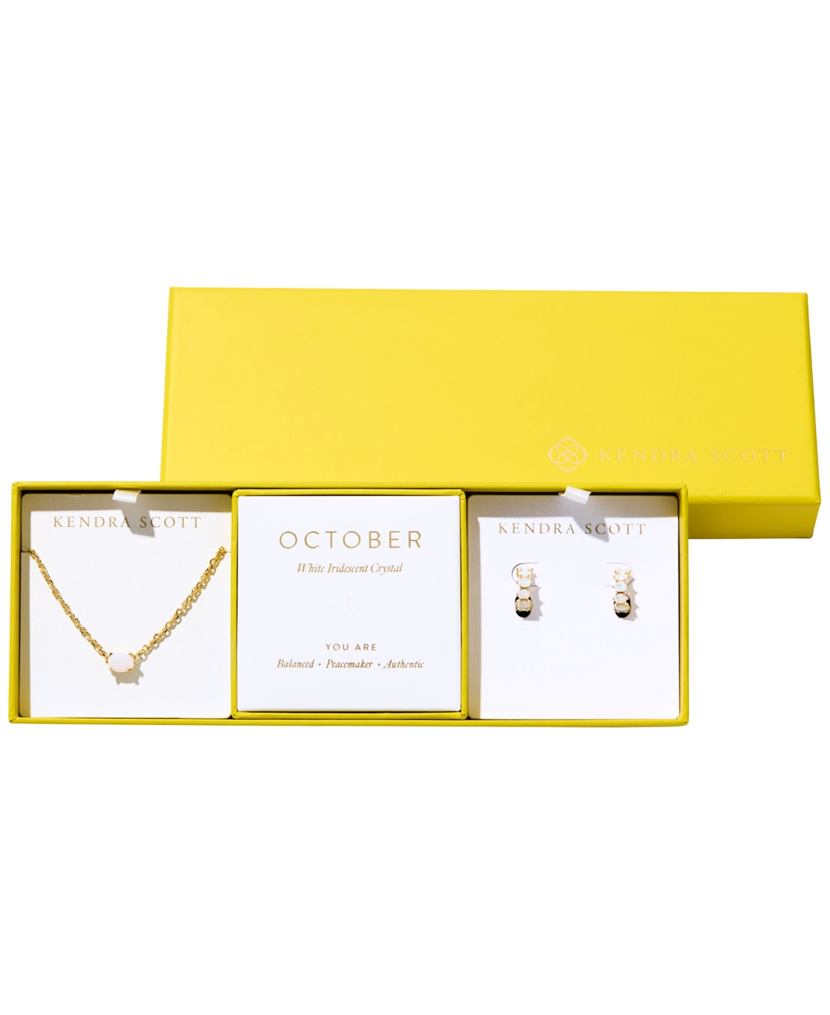 Click here for Kendra Scott 2-Piece Cubic Zirconia Cailin Pendant... prices