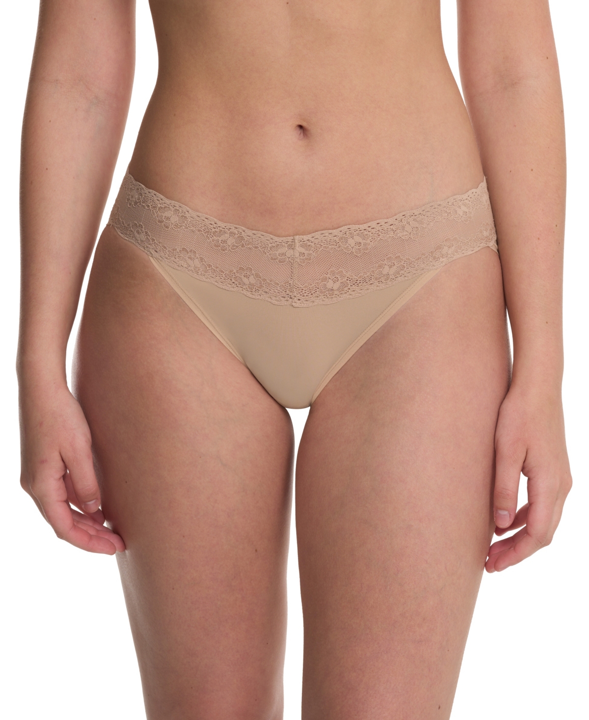 Natori Womens Bliss Perfection French Bikini Panty - Cafe