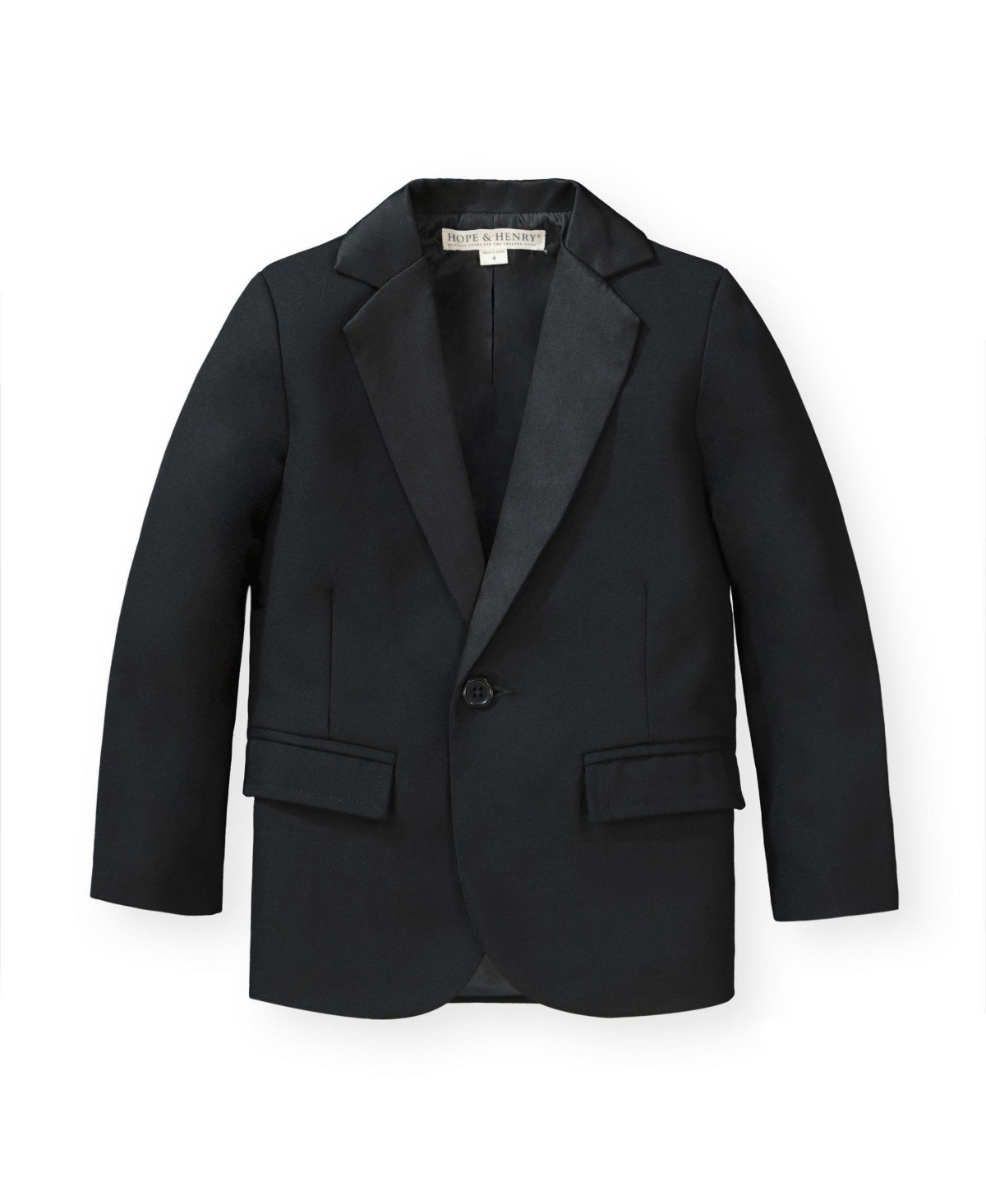 Click here for Hope & Henry Toddler Boys Tuxedo Jacket - Black prices