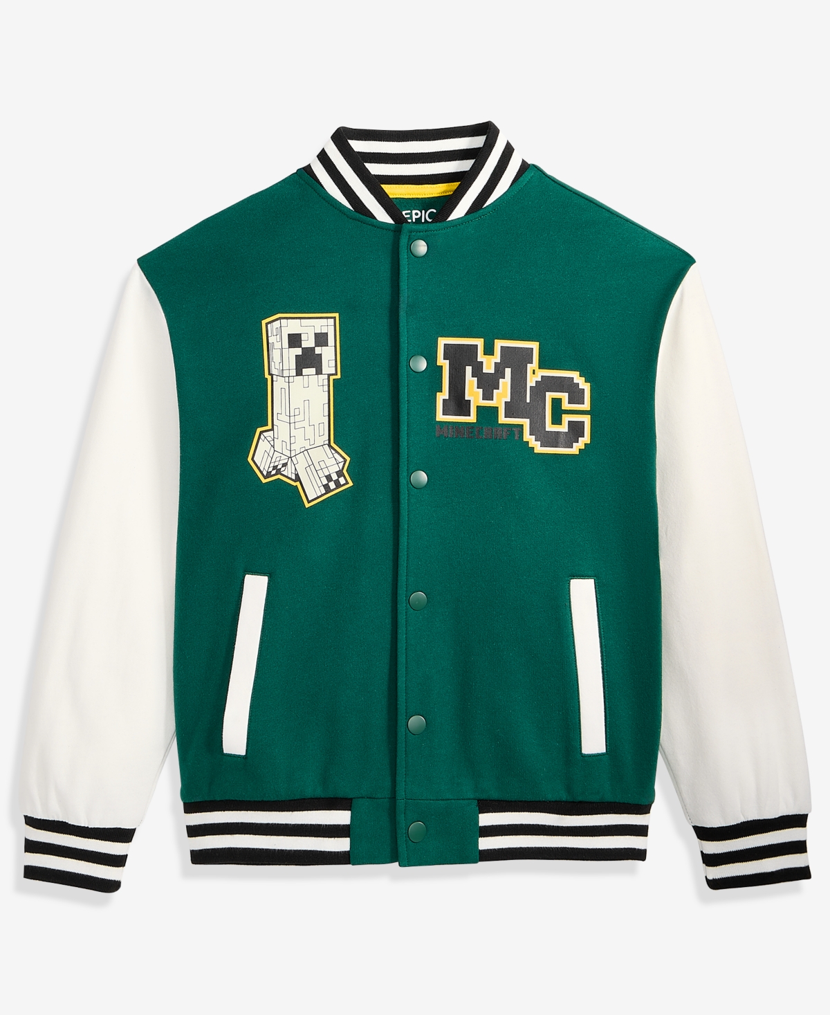 Click here for Epic Threads Boys 5-20 Minecraft Varsity Jacket  M... prices