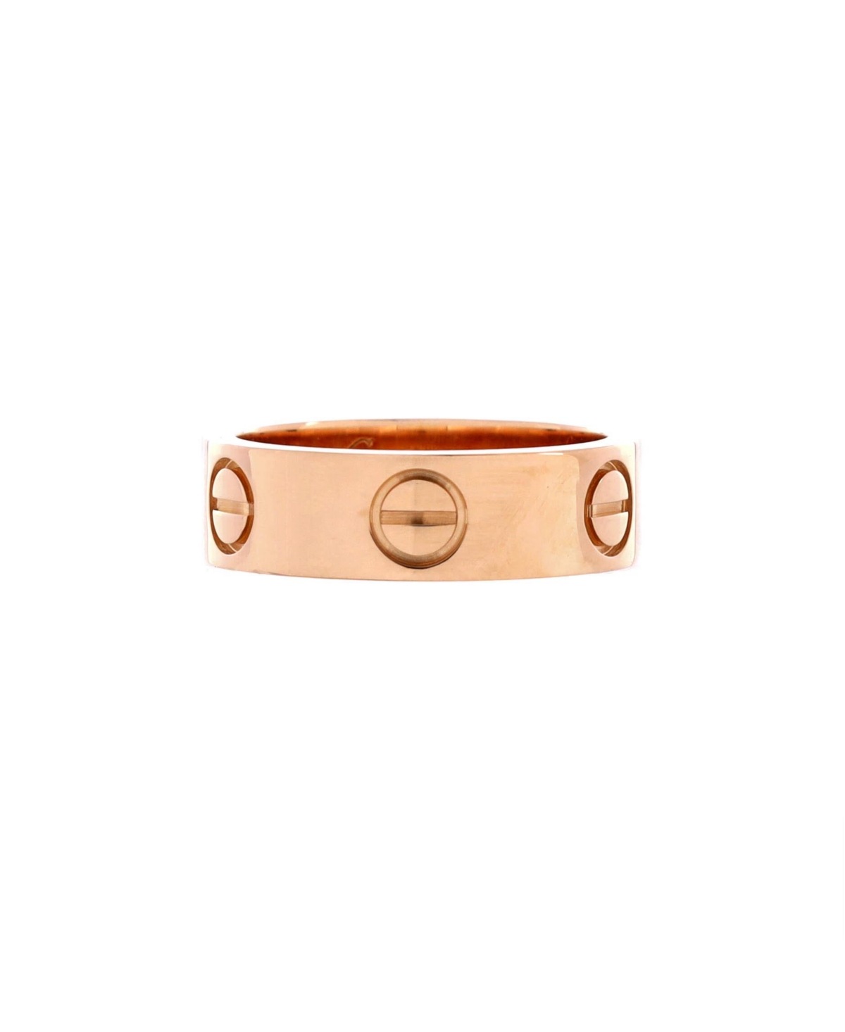 Click here for Pre-Owned Cartier Love Band Ring - 18k rose gold prices