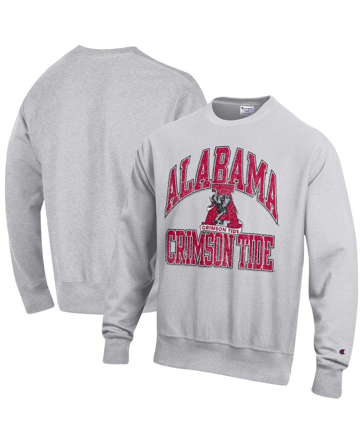 Click here for Champion Mens Gray Alabama Crimson Tide Distressed... prices