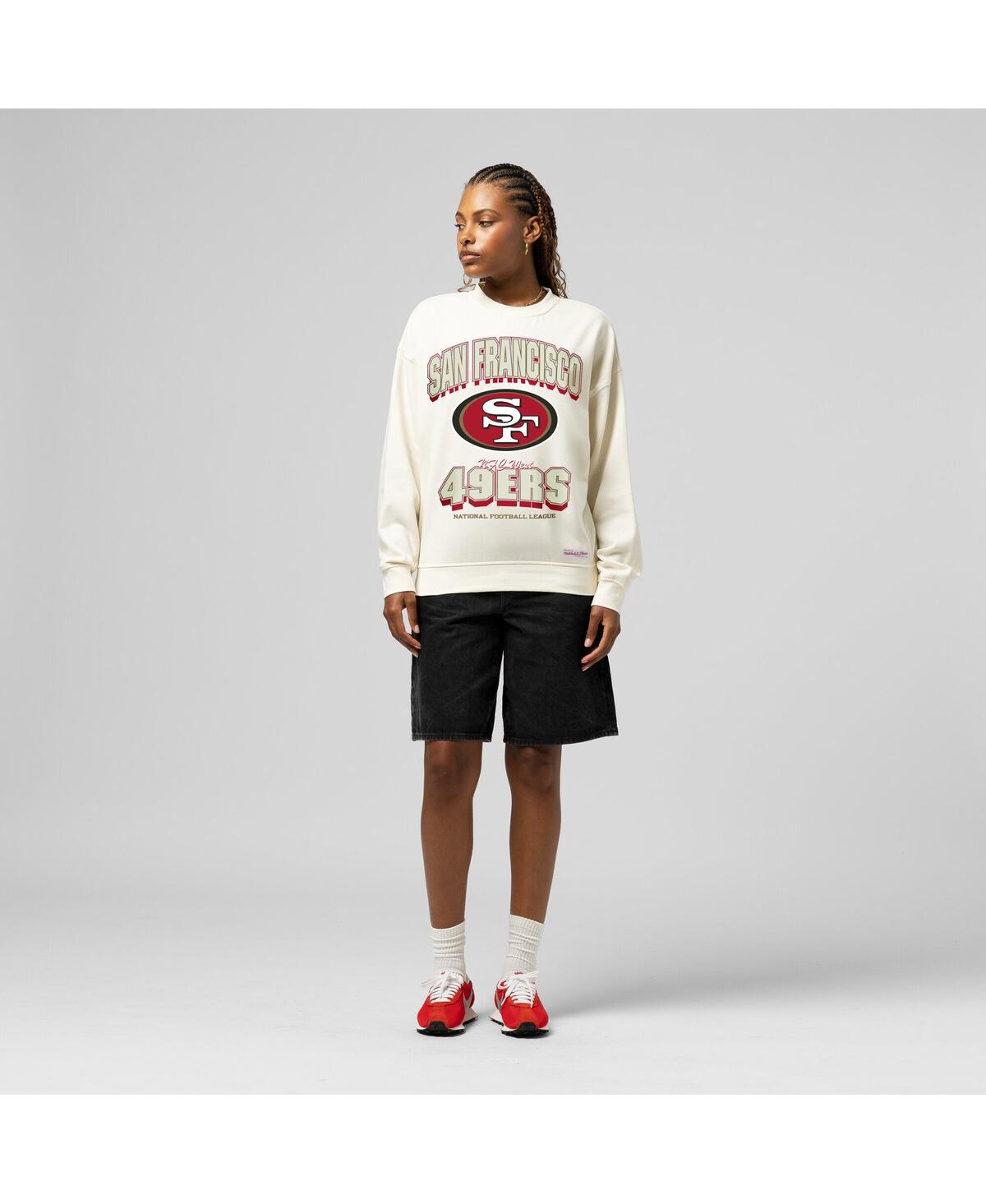 Click here for Mitchell & Ness Mens Cream San Francisco 49ers Ton... prices