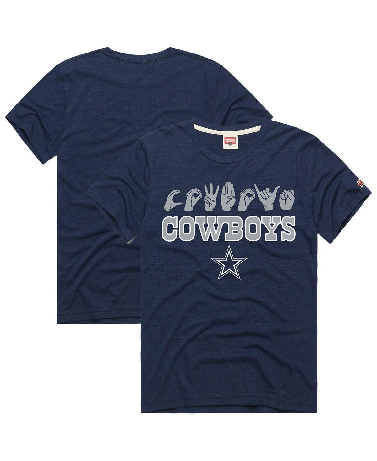 Click here for Homage Mens and Womens Navy Dallas Cowboys Nfl Asl... prices
