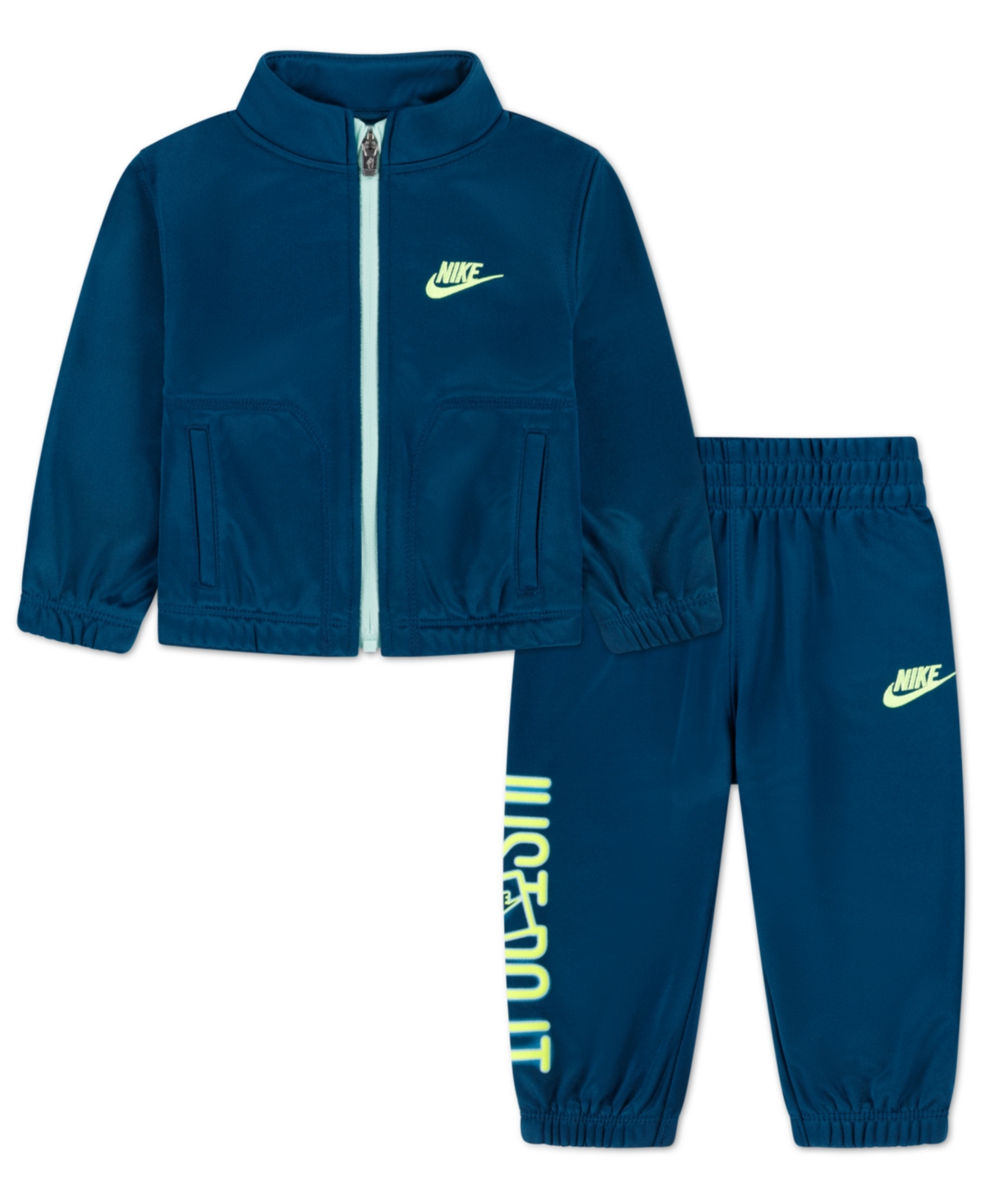 Click here for Nike Baby Boys Front Zipper Top and Pant  2-Piece... prices