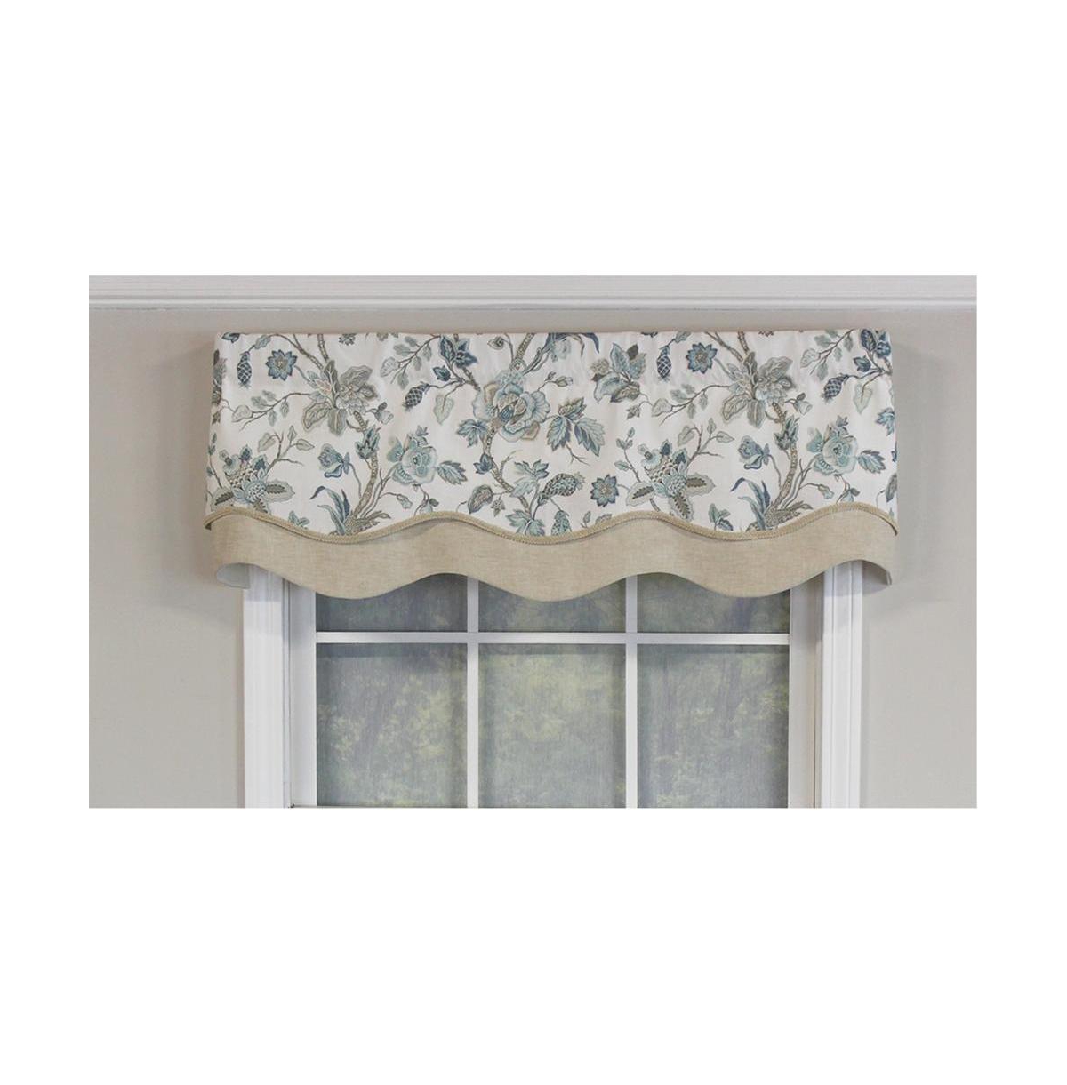 Click here for Rlf Home Gianna Glory Valance Red. 3" Rod Poc... prices