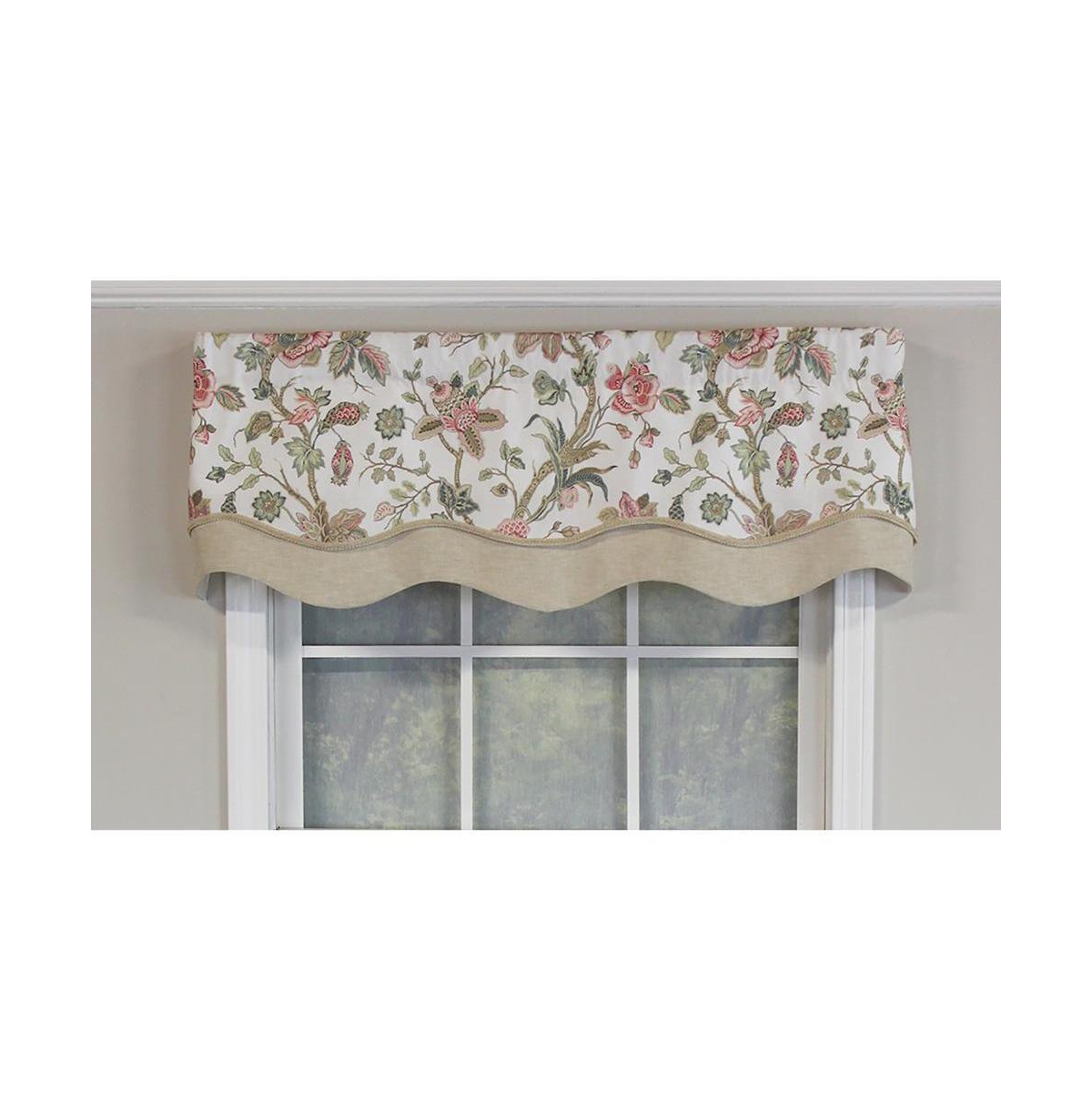 Click here for Rlf Home Gianna Glory Valance Red. 3" Rod Poc... prices