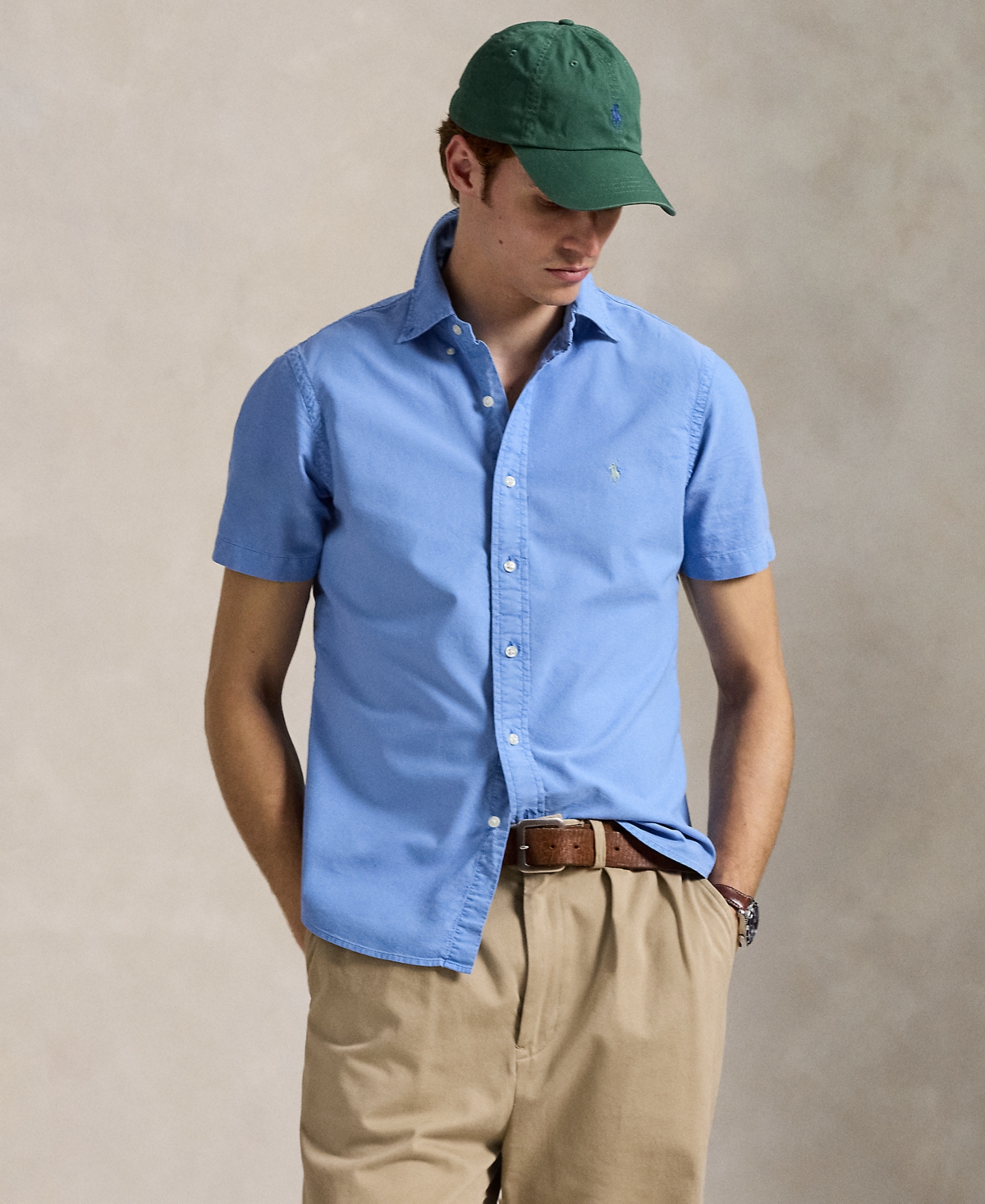 Click here for Polo Ralph Lauren Mens Garment-Dyed Oxford Shirt -... prices