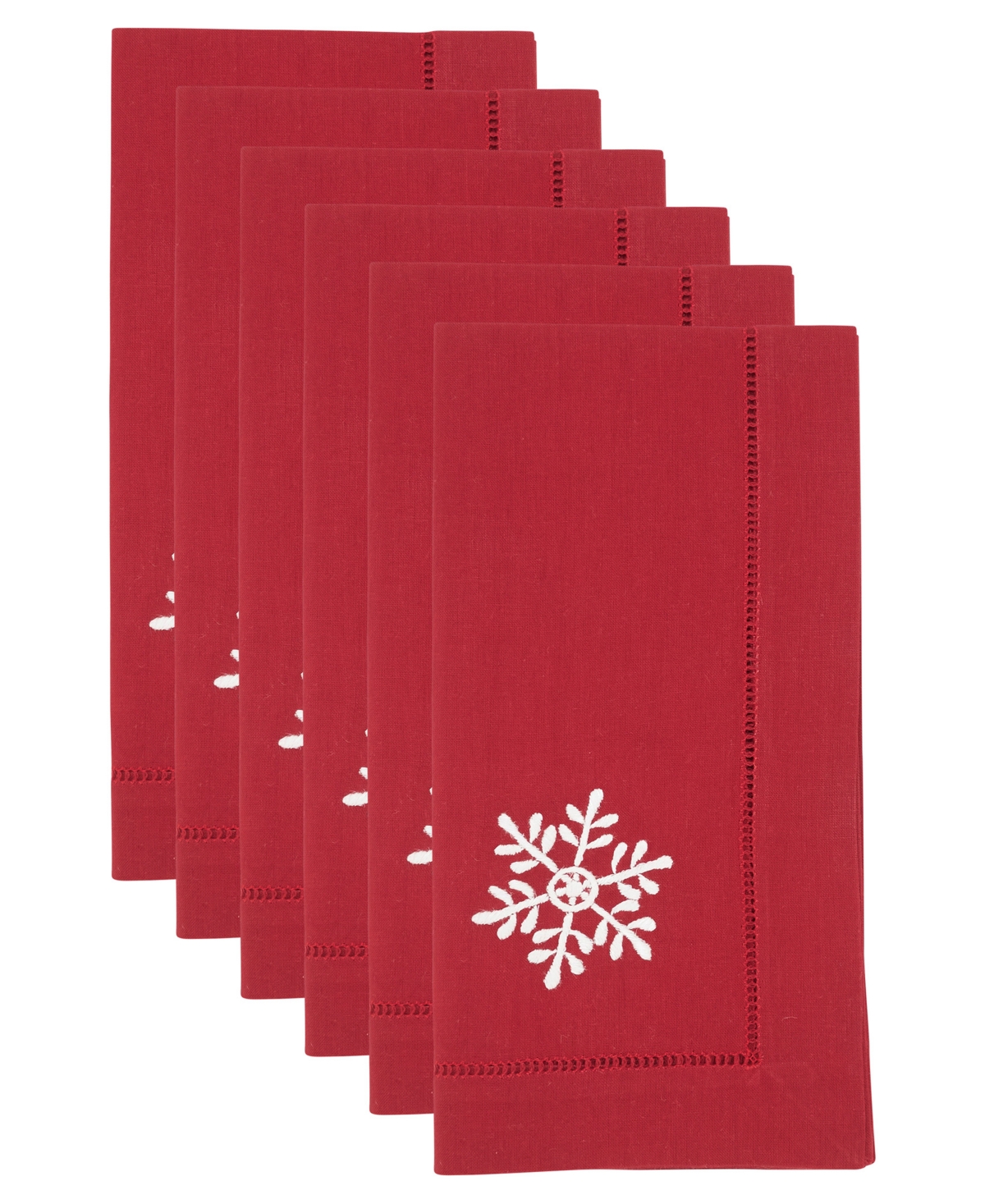 Click here for Saro Lifestyle EmbrD Snowflake Hemstitch Napkin  S... prices