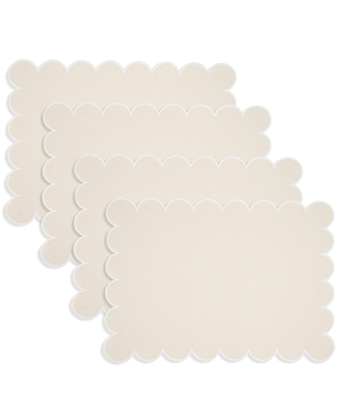 Click here for Saro Lifestyle Eco Scallop Border Placemat  Set of... prices