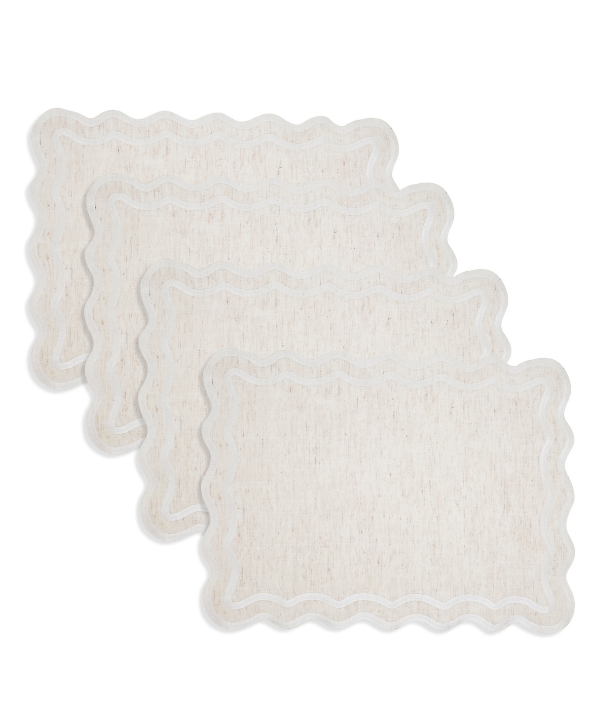 Click here for Saro Lifestyle Eco Scallop Border Placemat  Set of... prices