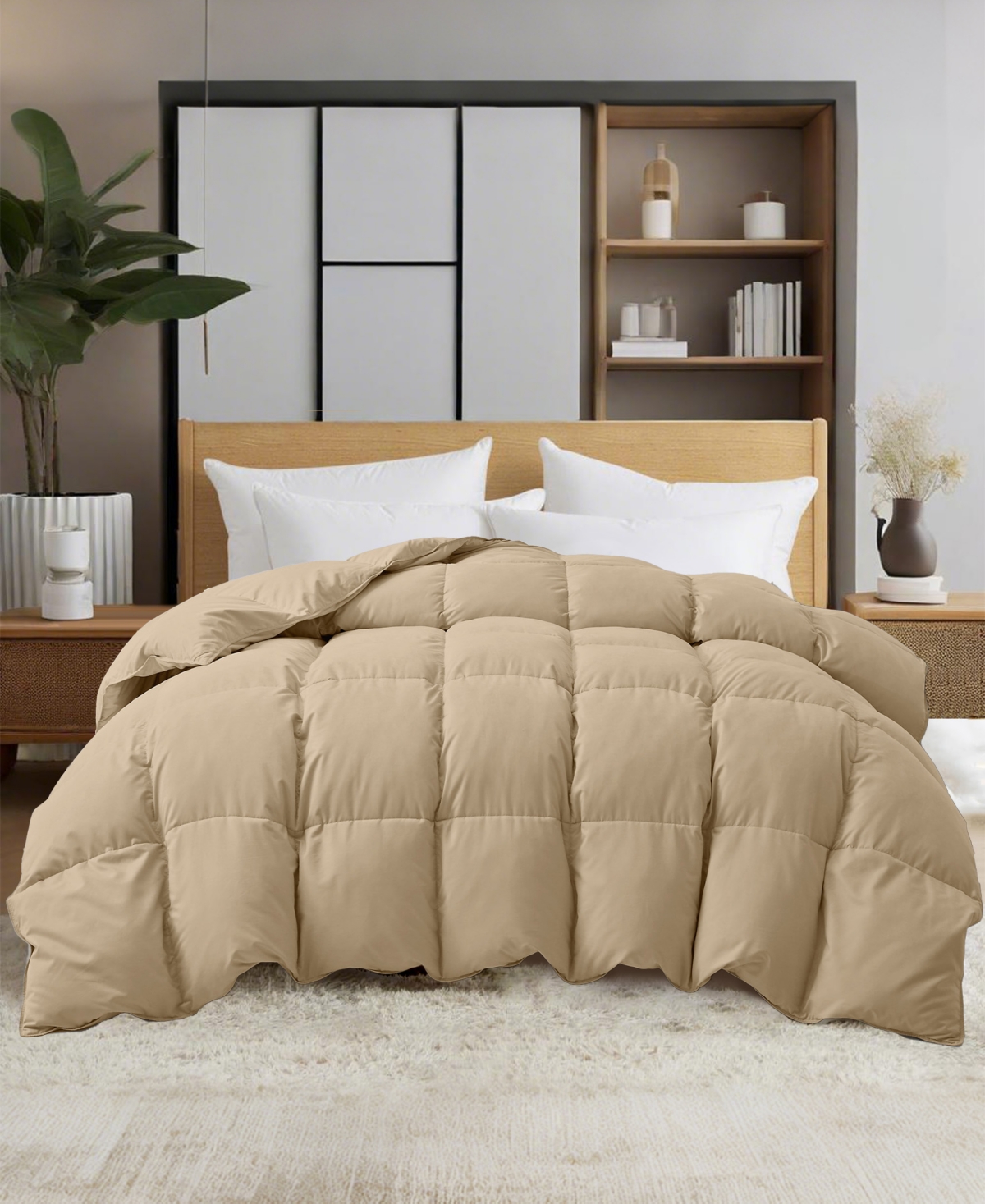 Click here for Unikome Heavyweight Goose Down Fiber Comforter  Ca... prices