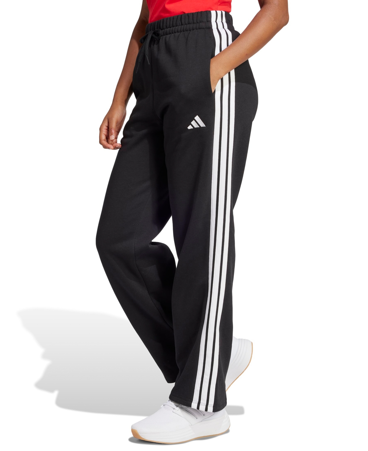 Click here for adidas Womens Essentials Three Stripes Fleece Open... prices