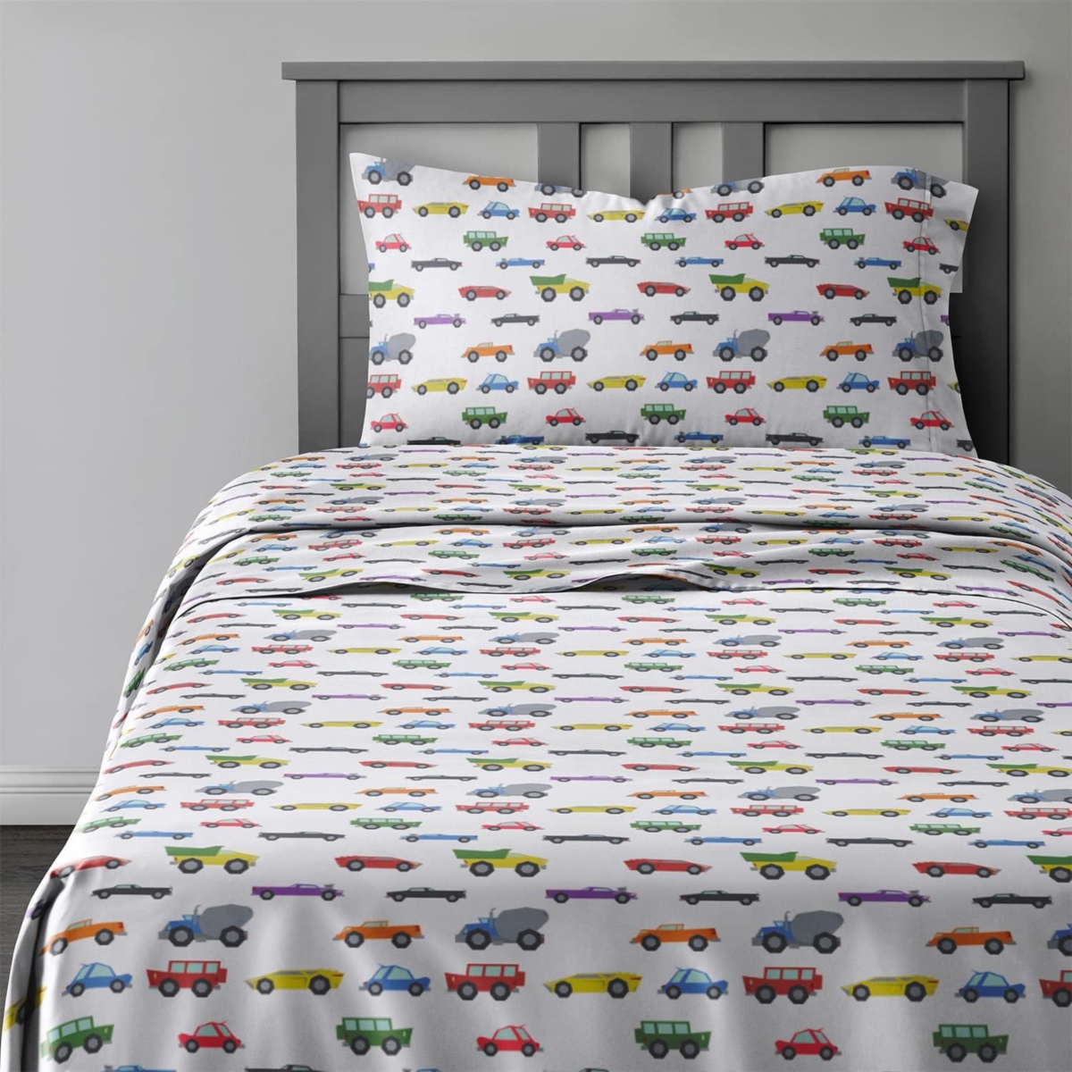 Click here for Kids 4 Piece Microfiber Sheet Set - Queen - Cars prices