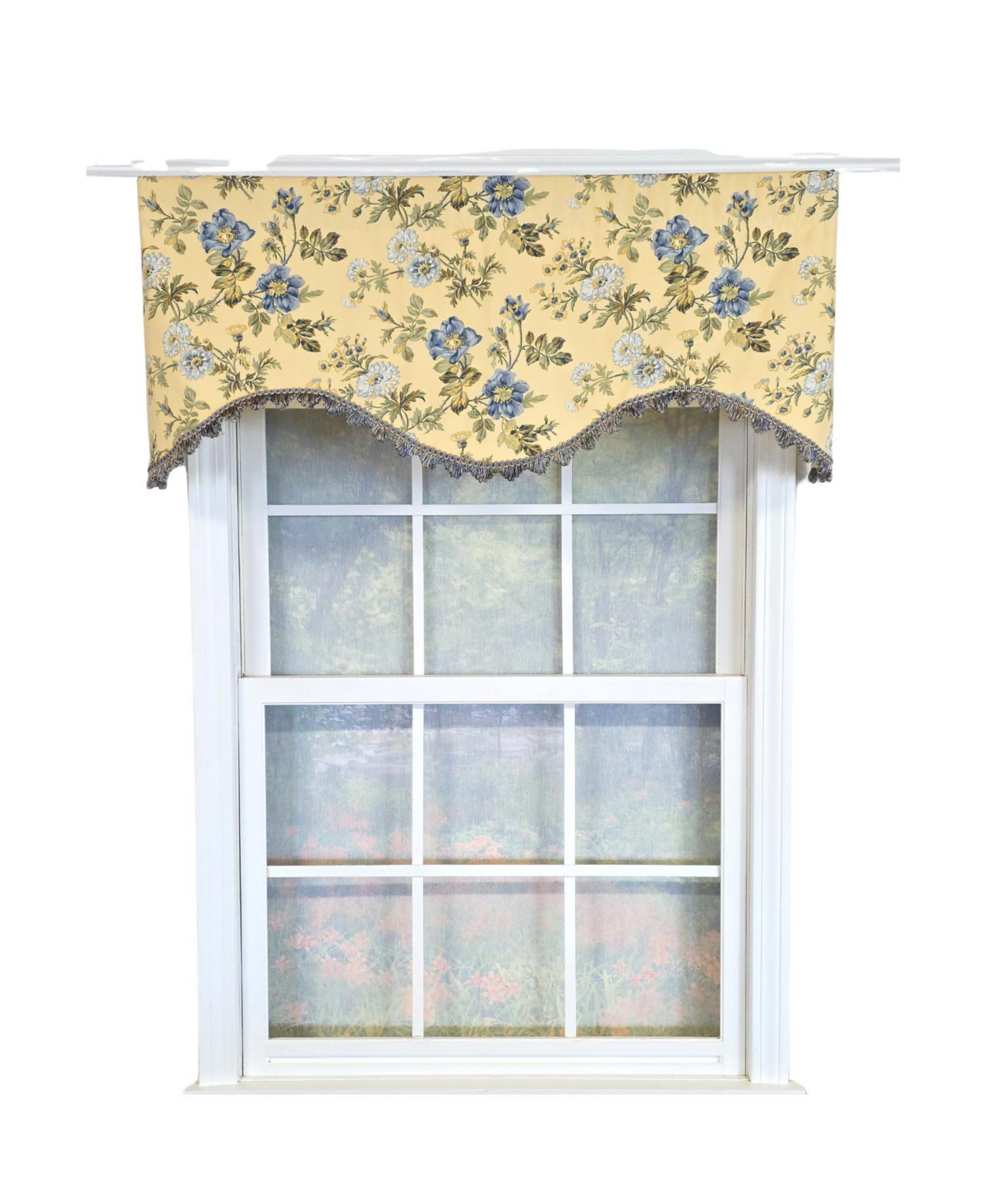 Click here for Rlf Home 100 Cotton Sunrise Cornice Fully lined Wi... prices