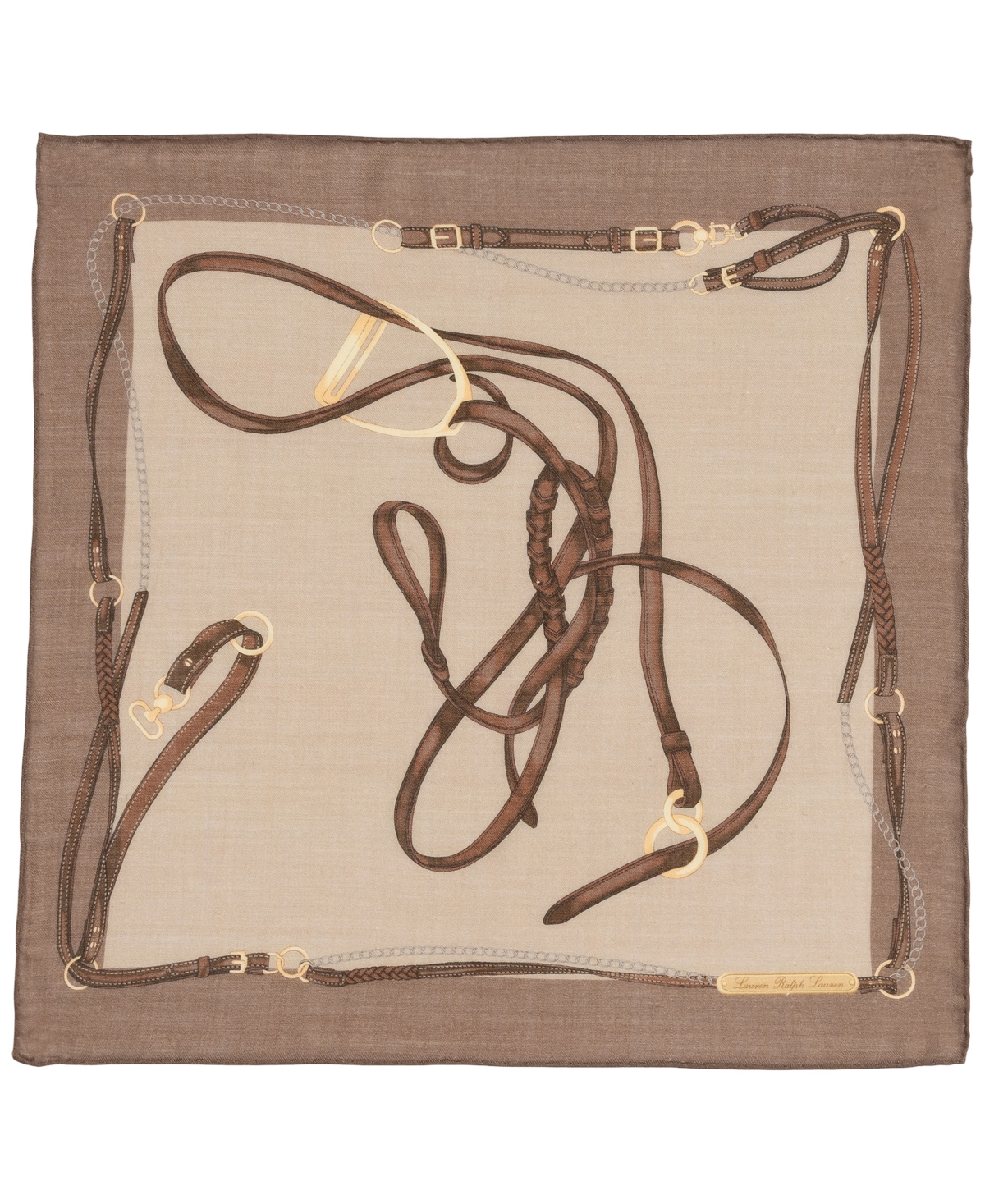 Click here for Lauren Ralph Lauren Fall Equestrian Square Scarf -... prices