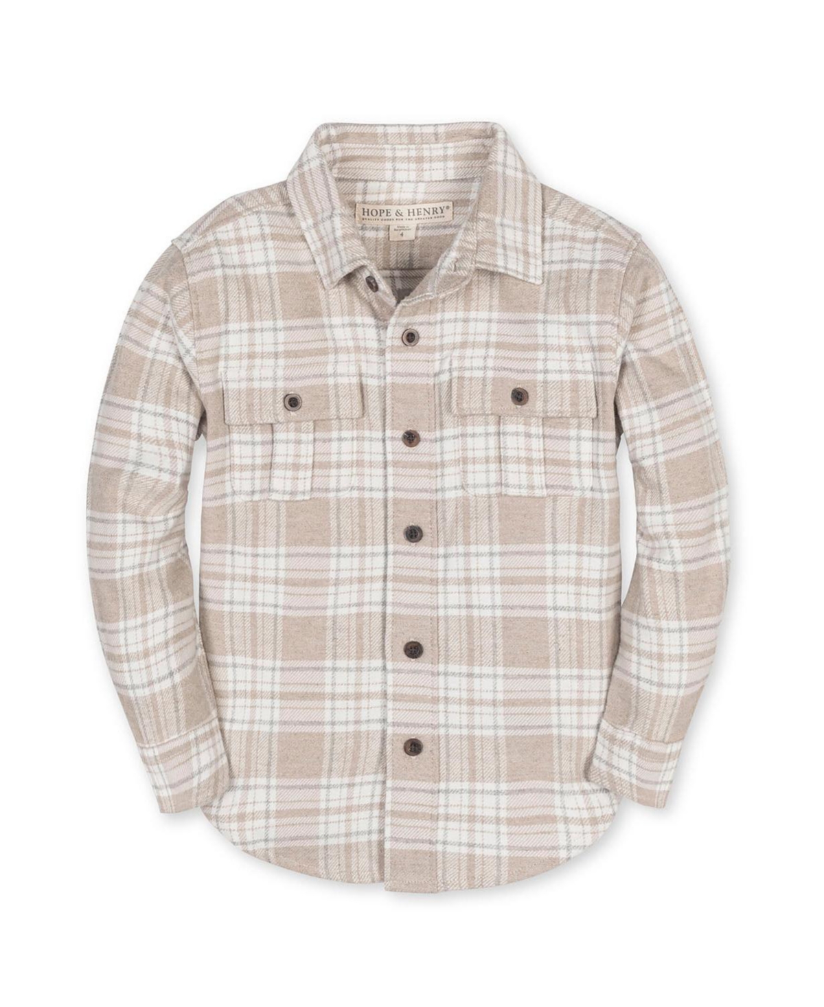Click here for Hope & Henry Big Boys Organic Long Sleeve Flannel... prices
