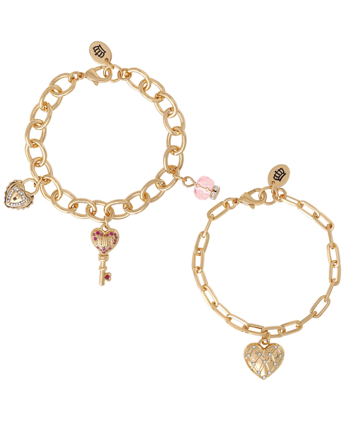Click here for Juicy Couture Charm Bracelet Set with Heart and Ke... prices