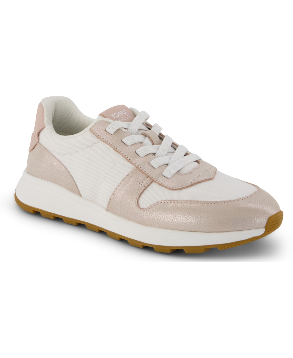 Click here for Toms Womens Tretro Slip-On Sneakers - Gold prices