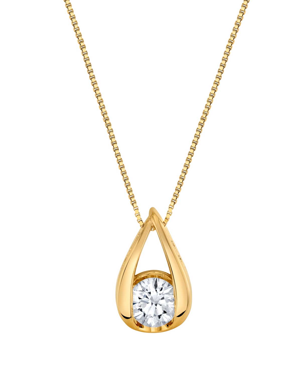 Click here for Sirena Lab Grown Diamond Pear Shape Pendant Neckla... prices