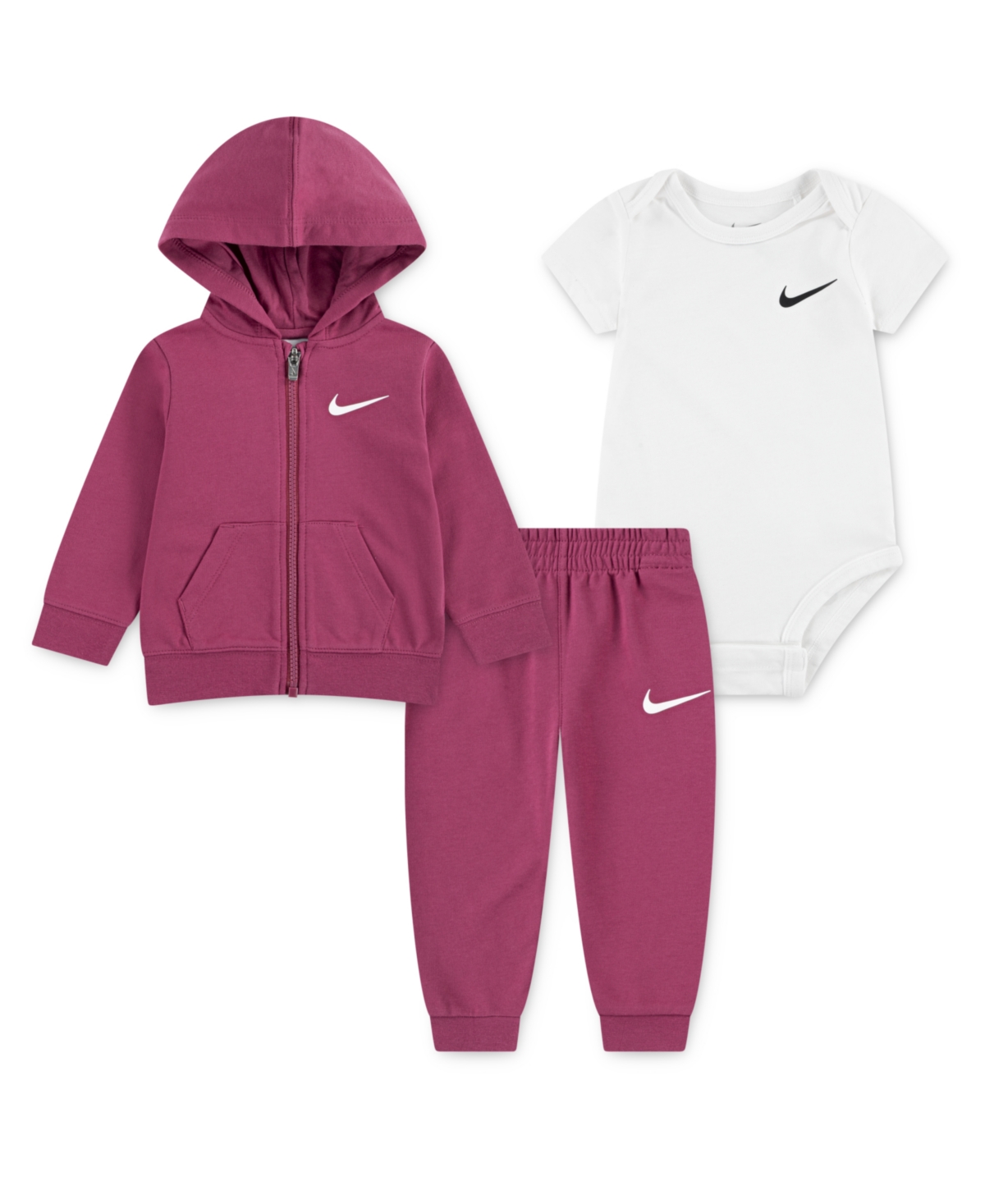 Click here for Nike Baby Boys Bodysuit  Hoodie  and Pants  3-Piec... prices