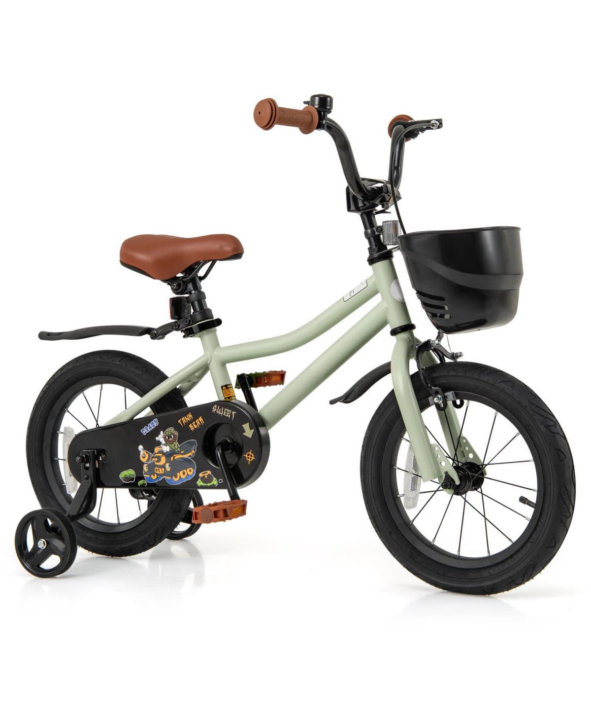 Click here for Sugift 14 Inches Kids Bike with Basket and Adjusta... prices
