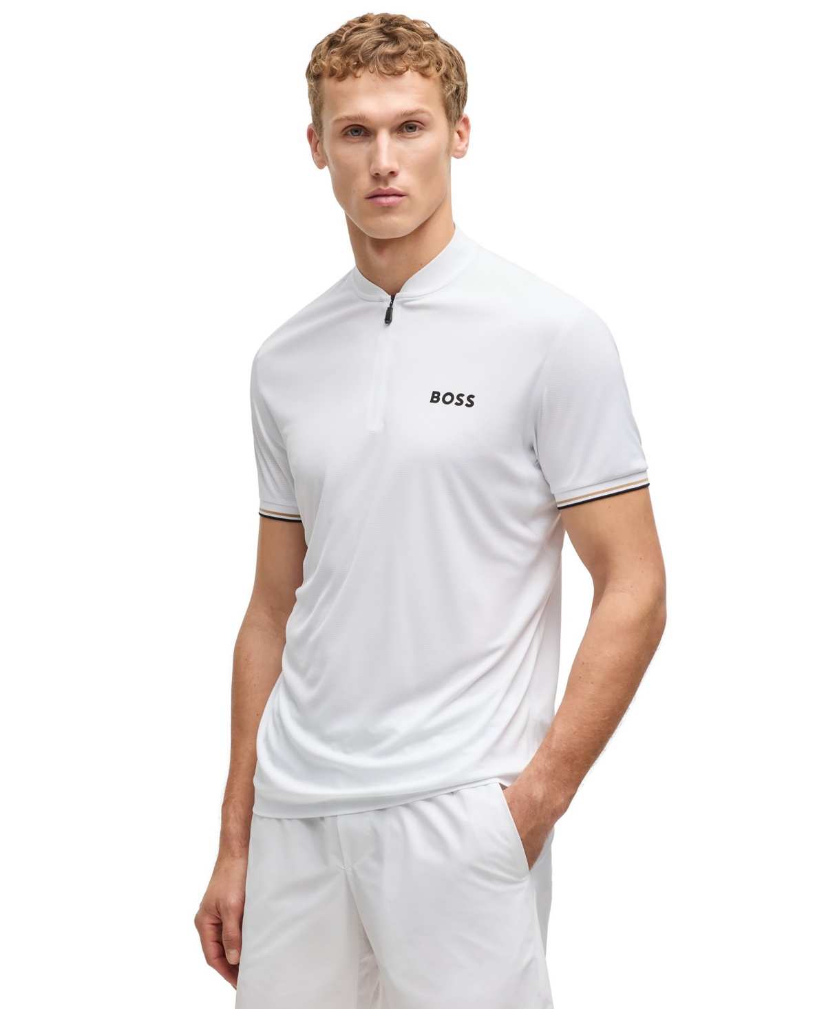 Click here for Boss by Hugo Boss Mens Active Slim-Fit Polo Shirt... prices