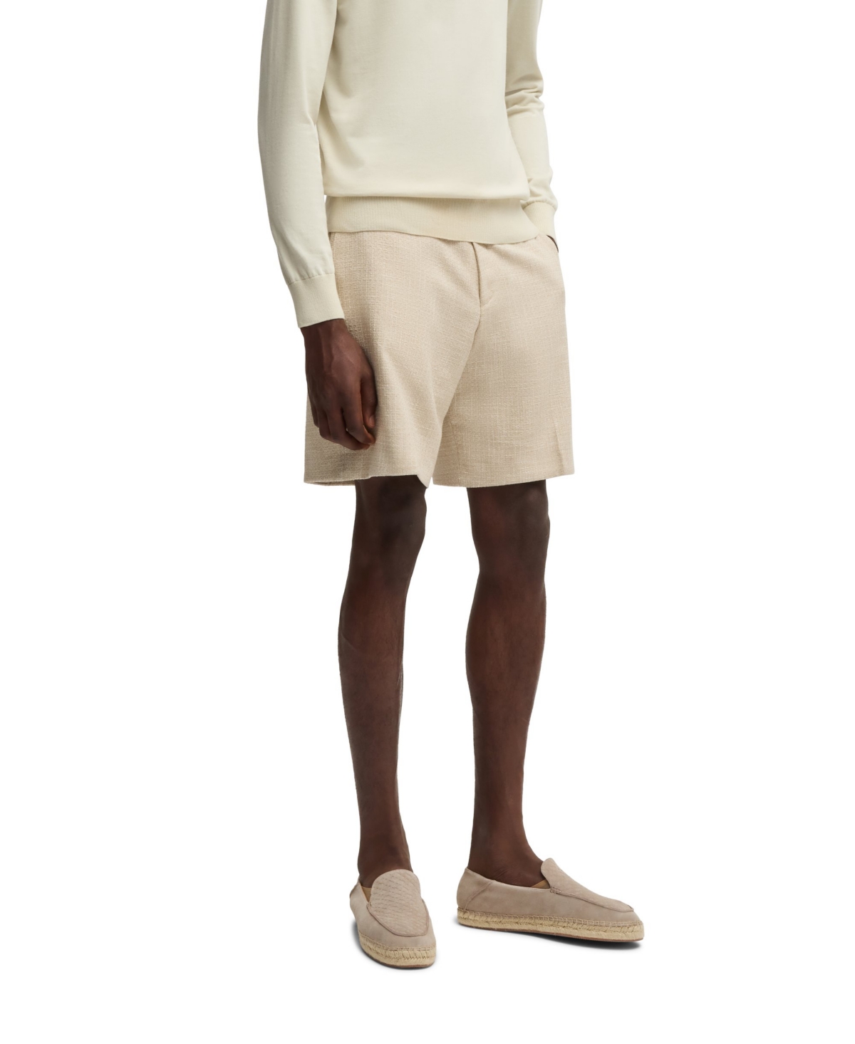 Click here for Boss by Hugo Boss Mens Stretch Tweed Formal Shorts... prices