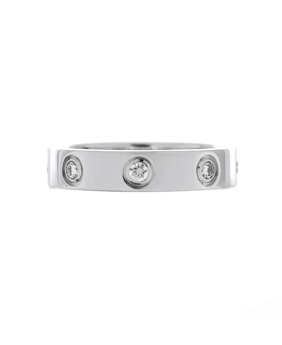 Click here for Pre-Owned Cartier Love Wedding Band 8 Diamonds Rin... prices