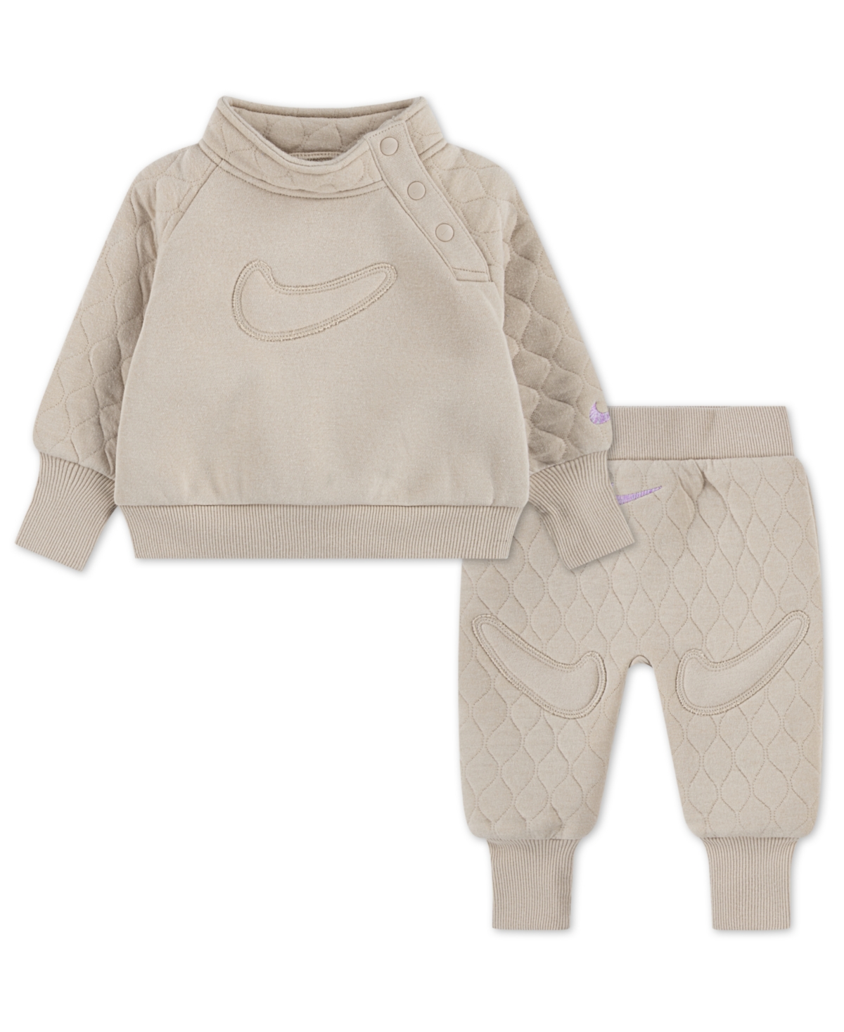 Click here for Nike Baby Boys Readyset Mock Neck Sweatshirt and J... prices