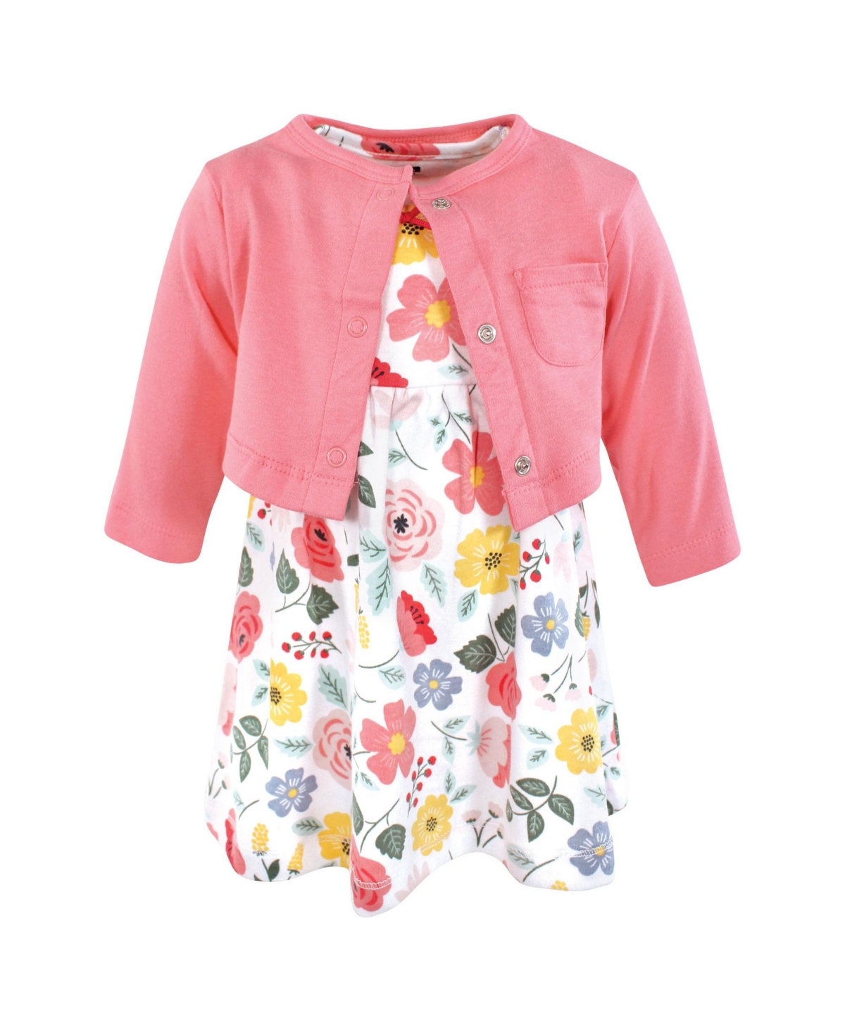 Click here for Hudson Baby Cotton Dress and Cardigan Set  Modern... prices