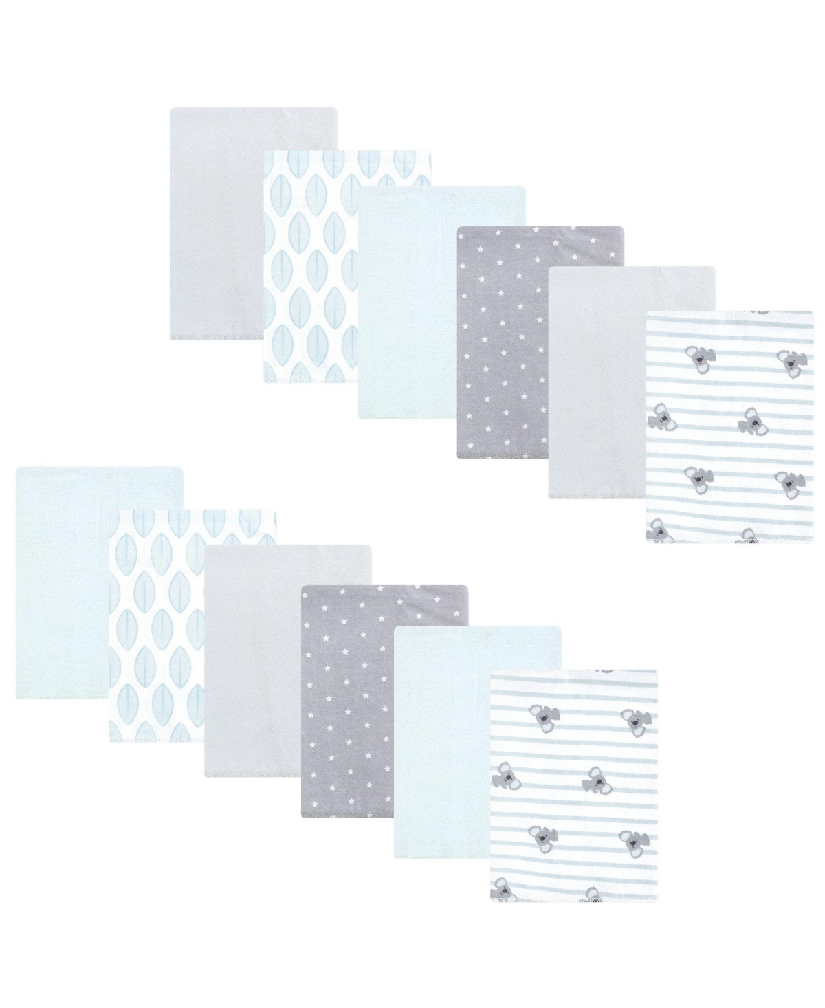 Click here for Hudson Baby Cotton Flannel Burp Cloths 12-Pack Bun... prices