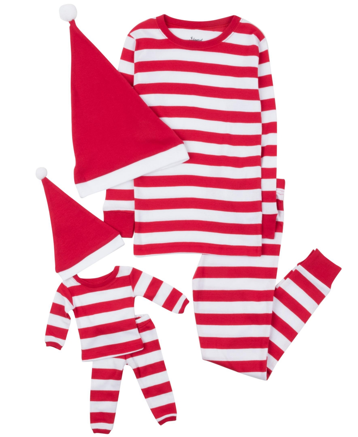 Click here for Leveret Matching Girls and Doll Cotton Holiday Paj... prices