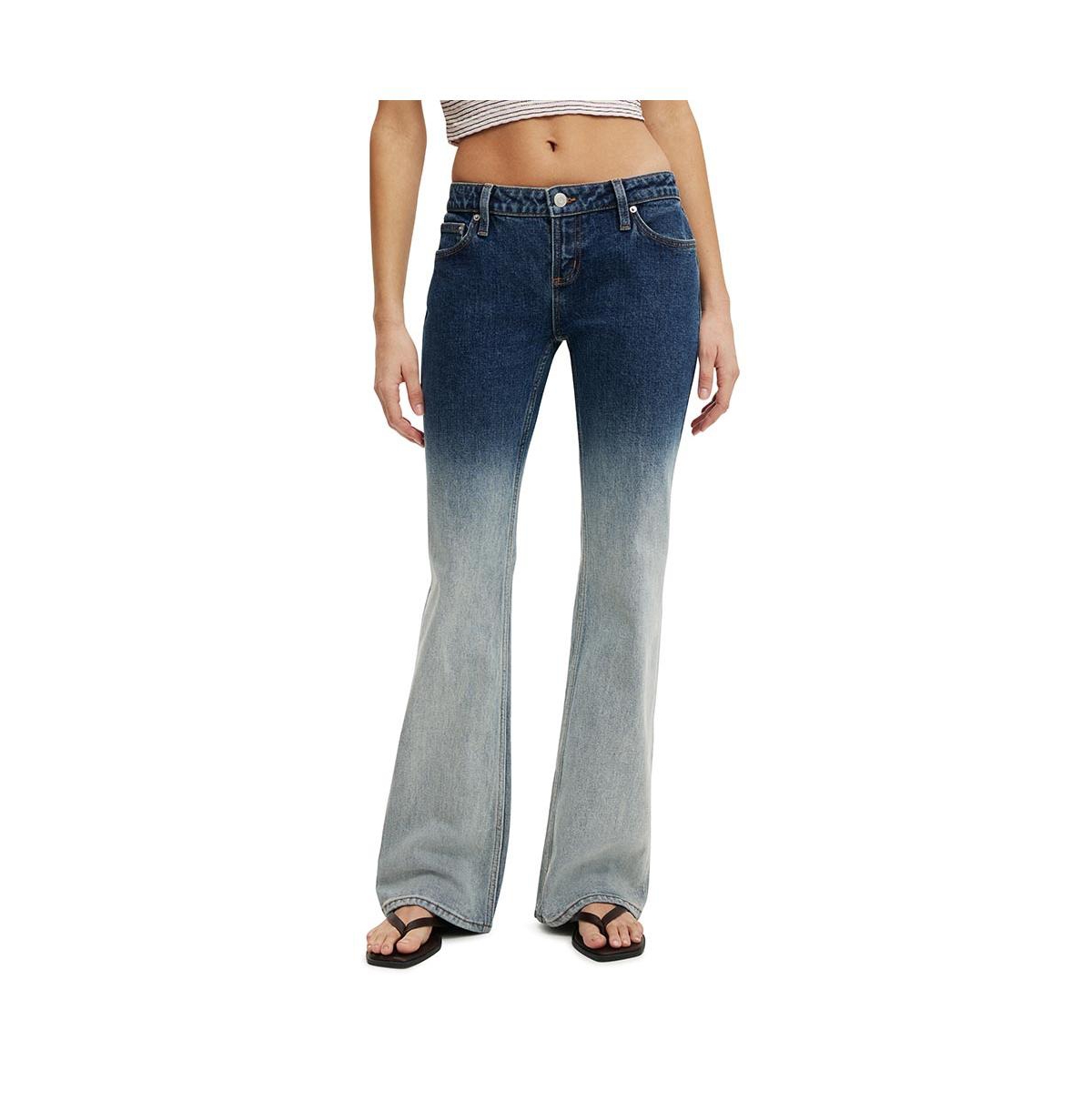 Click here for Cotton On Womens Low Rise Bootcut Jean - Ombre blu... prices