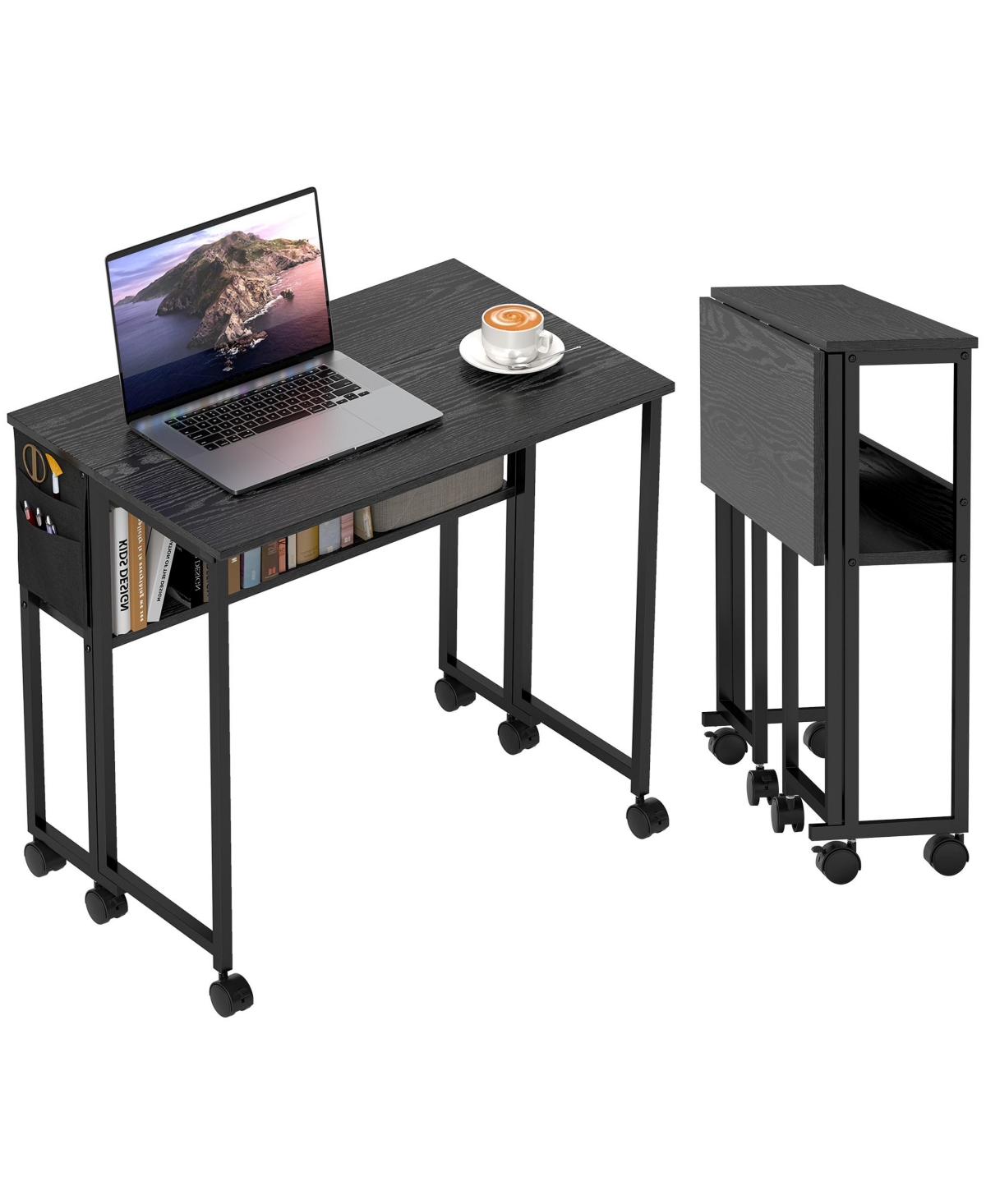 Click here for Homcom Small Folding Desk Foldable Computer Desk w... prices