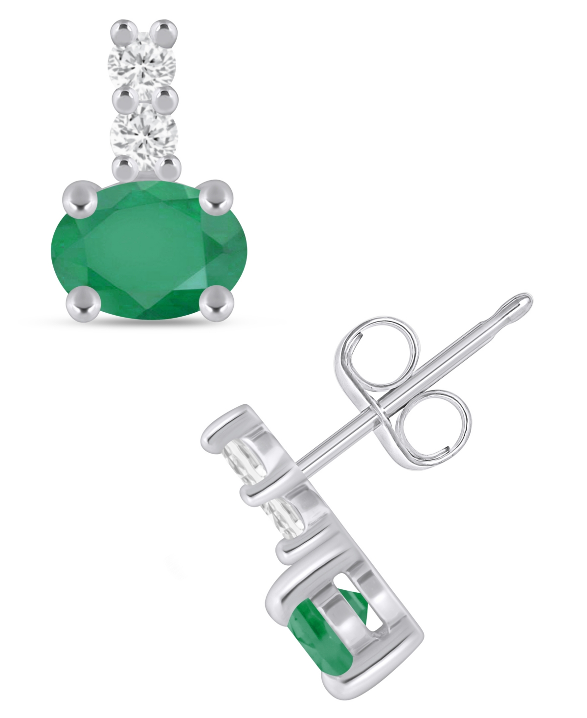 Click here for Macys Gemstone and Diamond (1/8 ct. t.w.) Earrings... prices