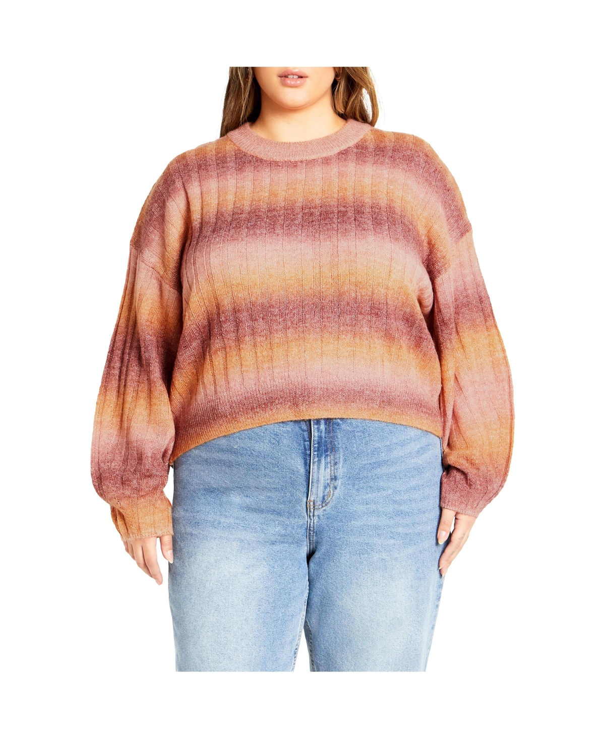 Click here for City Chic Womens Shay Sweater - Amber prices