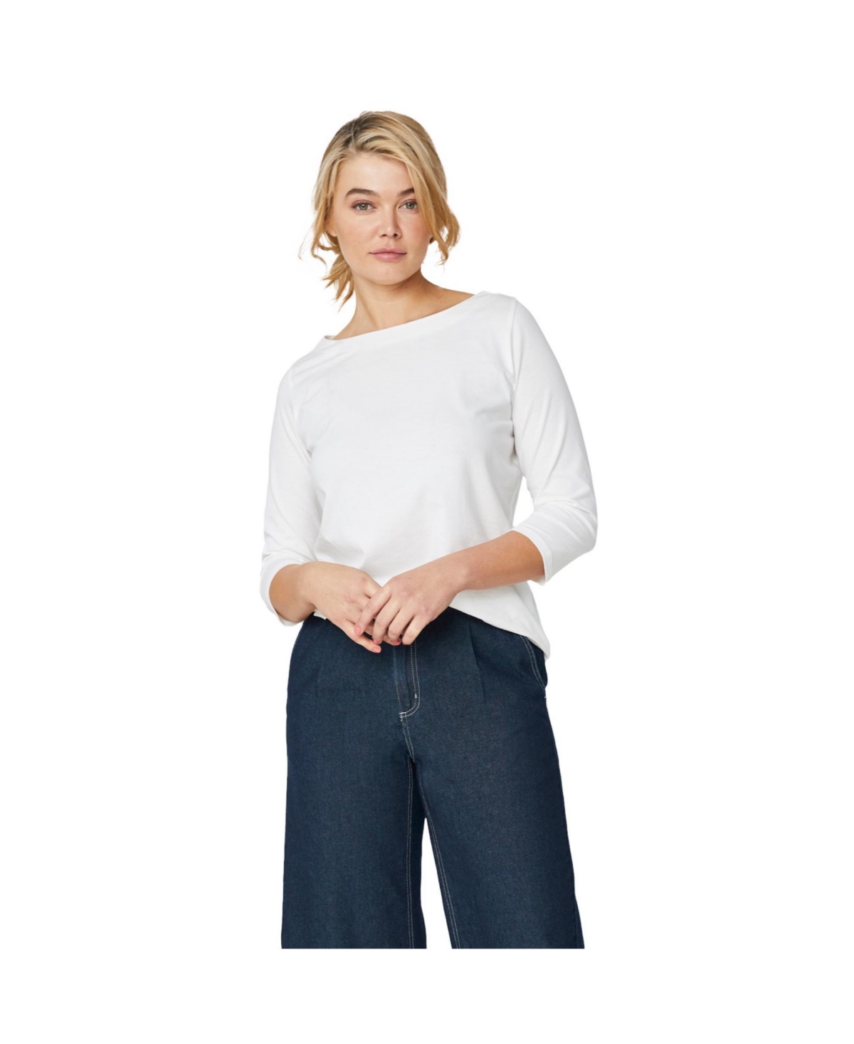Click here for ellos Womens Plus Size With Three-Quarter Sleeves... prices