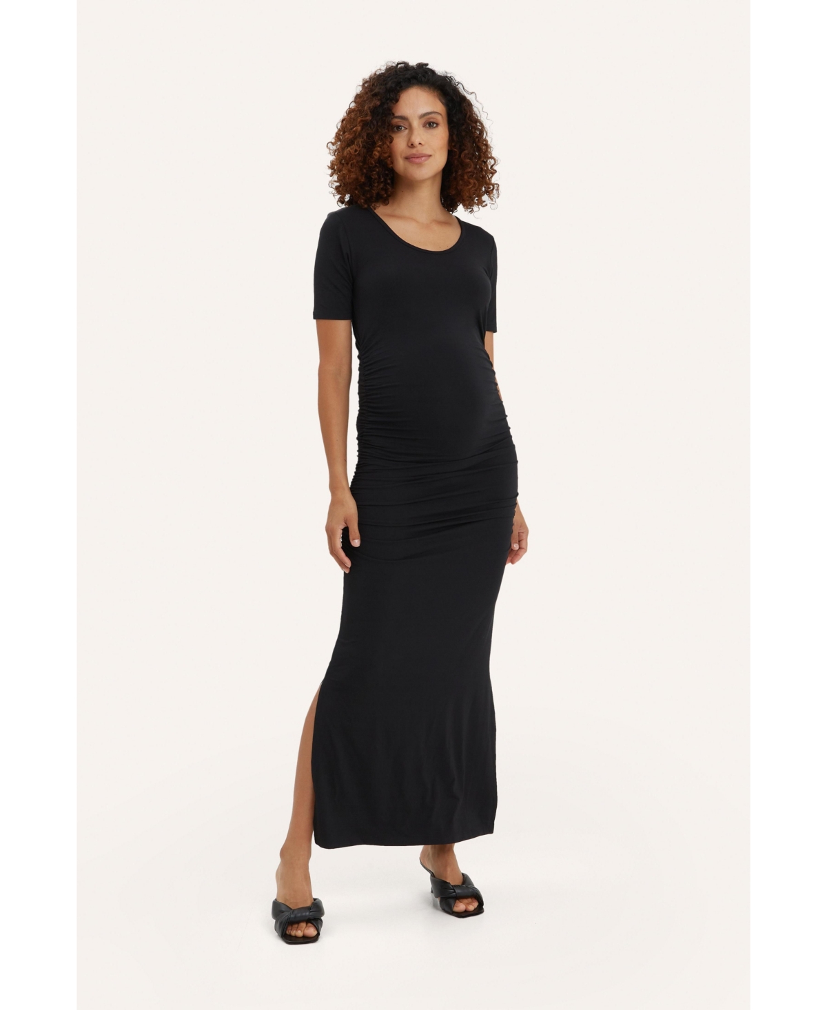 Click here for Nom Maternity Womens Hugo Maxi Dress - Black prices