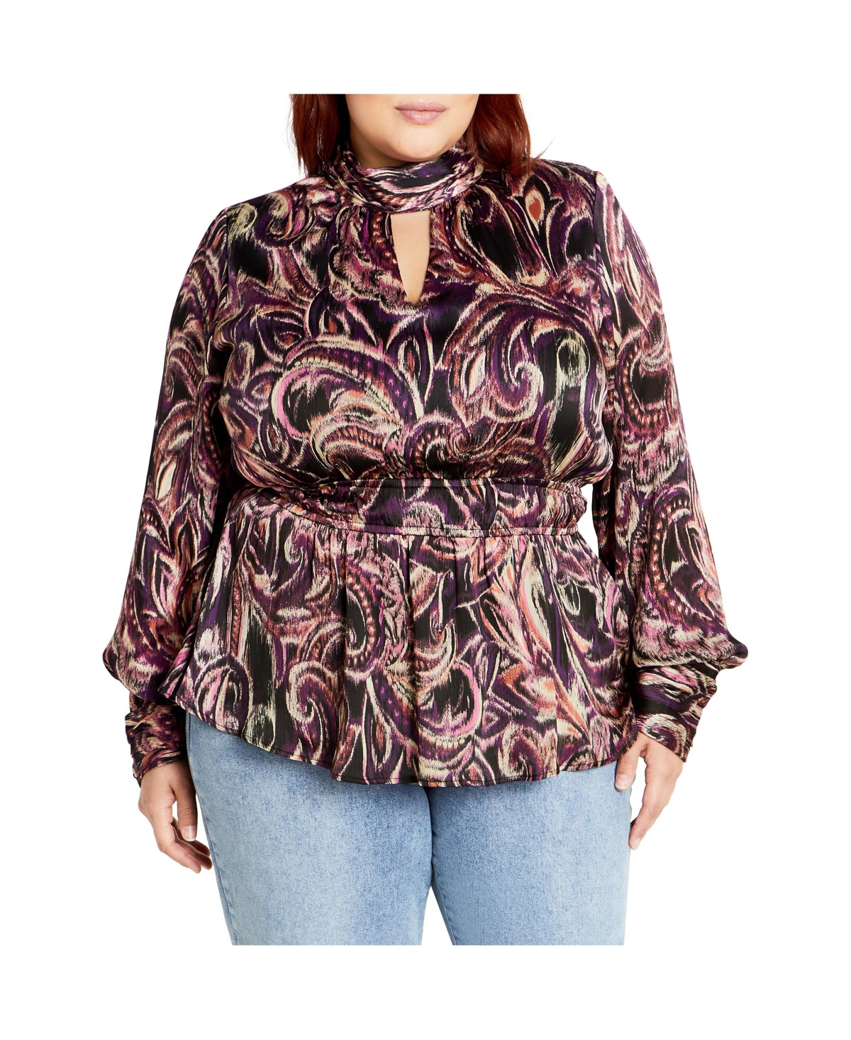 Click here for City Chic Womens Katya Top - Vintage paisley prices