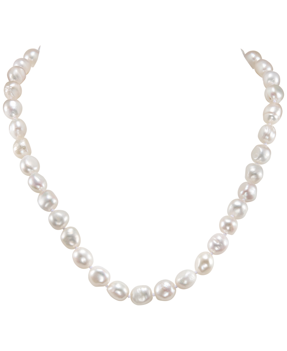 Click here for Macys Baroque Pearl Necklace (9-10mm) in Sterling... prices