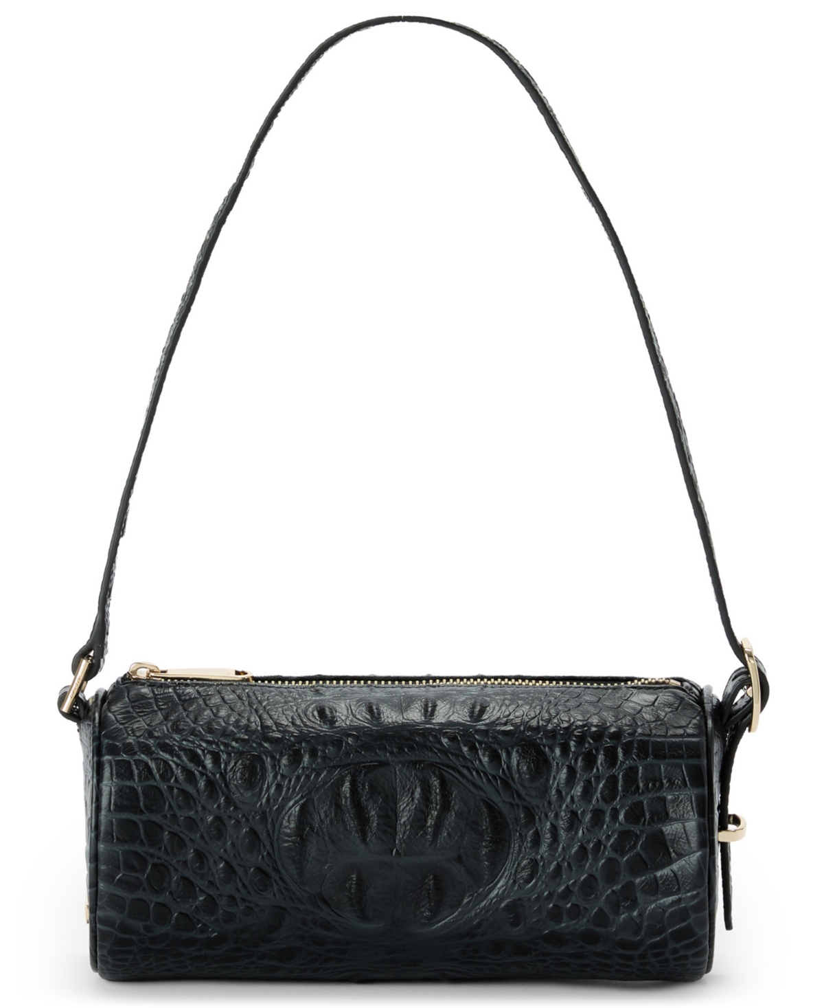 Click here for Brahmin Billie Barrel Shoulder Bag - Black Alden R... prices