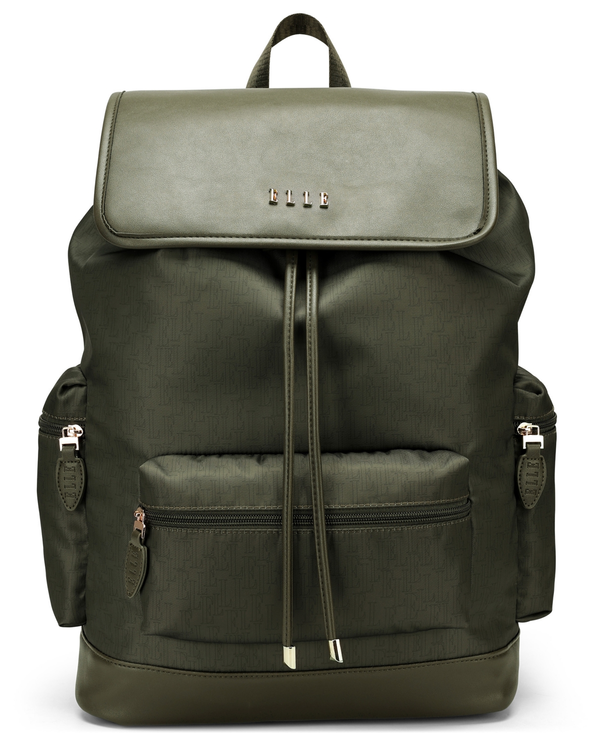 Click here for Elle Wayfarer 19 Monogram Travel Backpack - Olive... prices