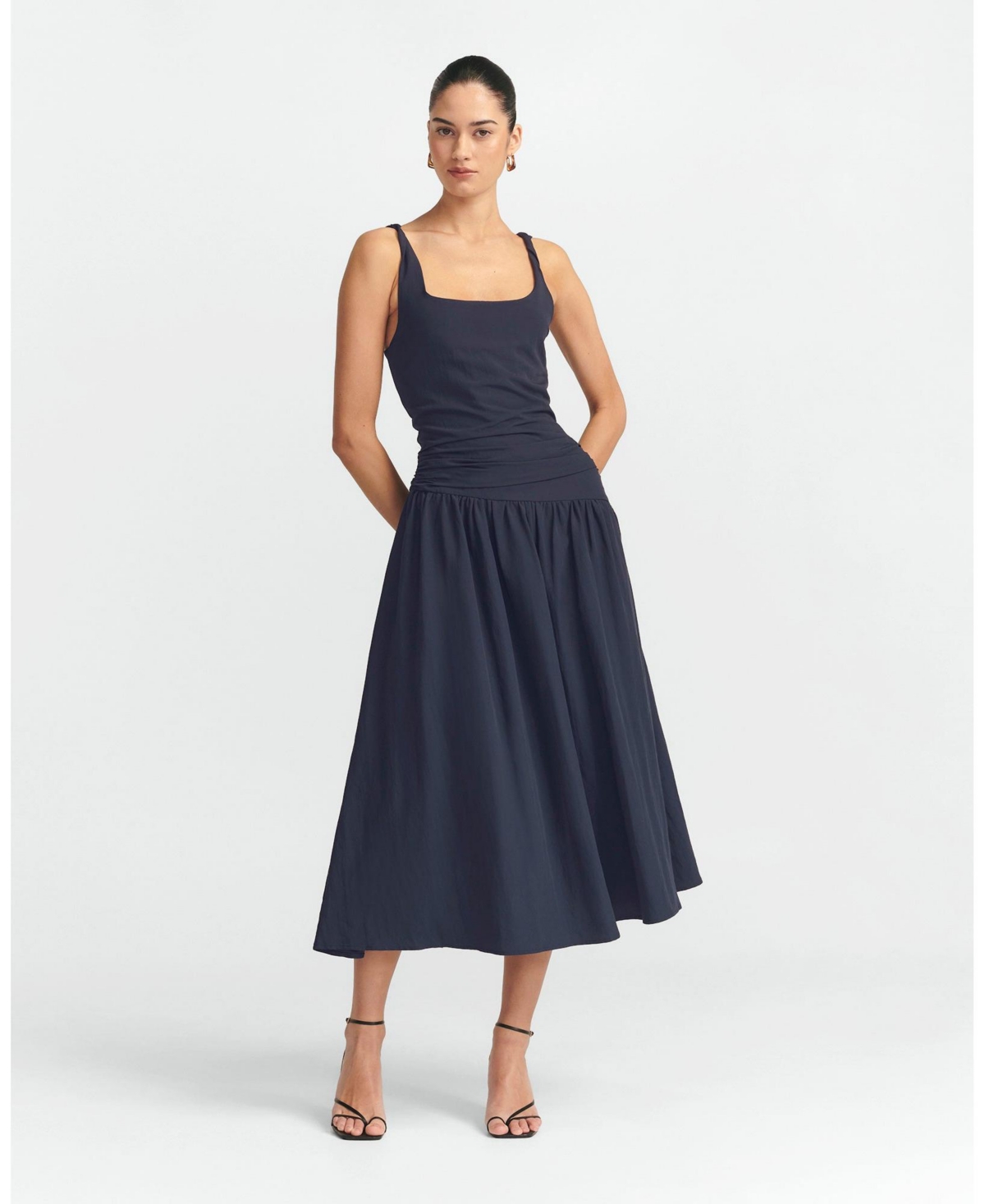 Click here for St Mrlo Womens Stella Dress - Navy blue prices