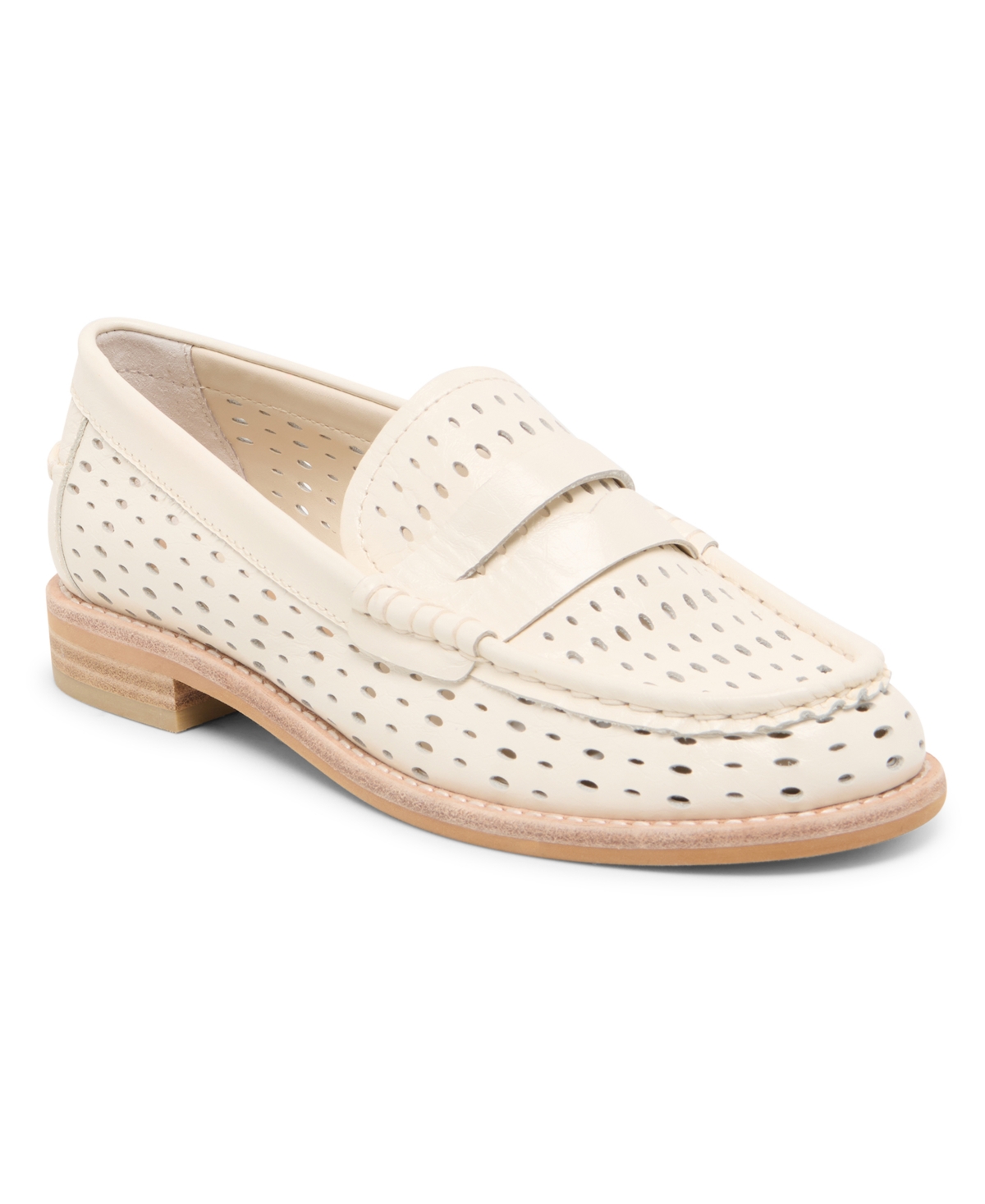 Click here for Dolce Vita Womens Wonda Round-Toe Perforated Loafe... prices