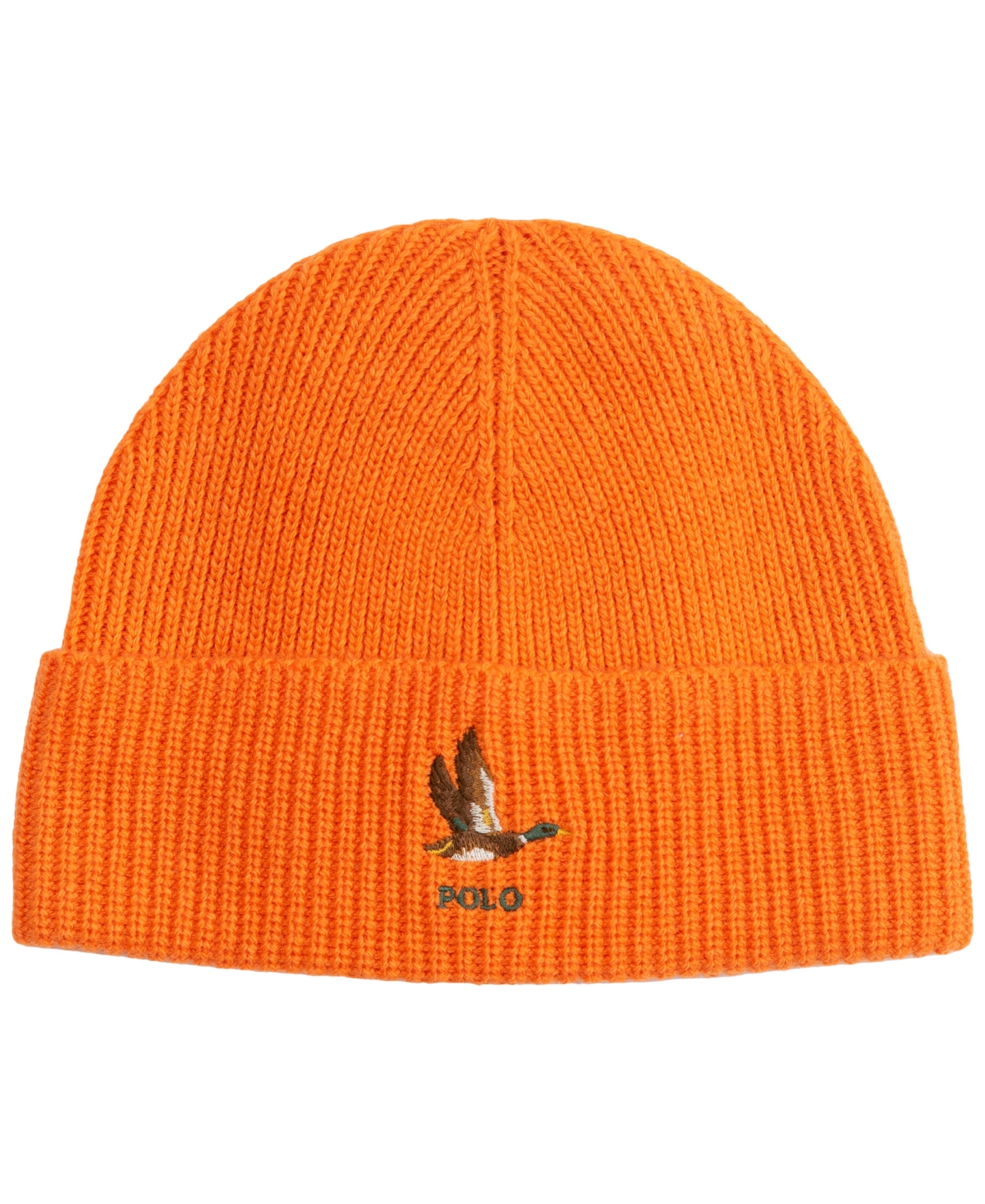Click here for Polo Ralph Lauren Mens Duck Beanie Hat - Orange prices