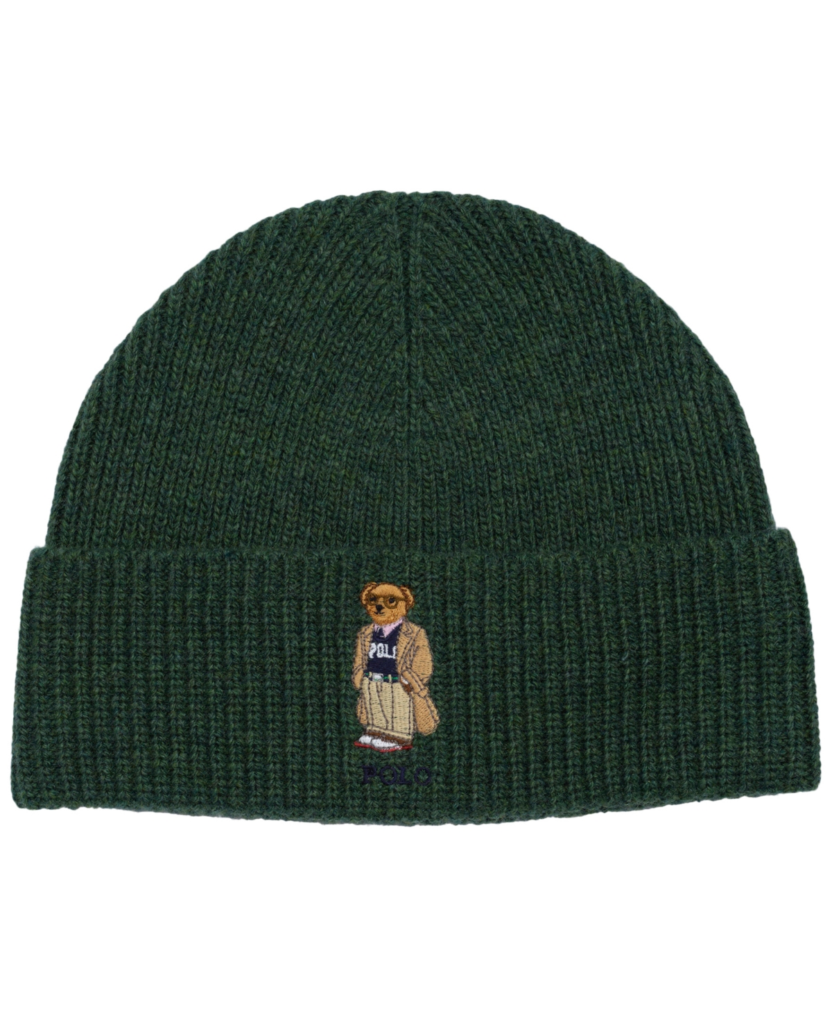 Click here for Polo Ralph Lauren Mens Polo Bear Beanie - Green prices