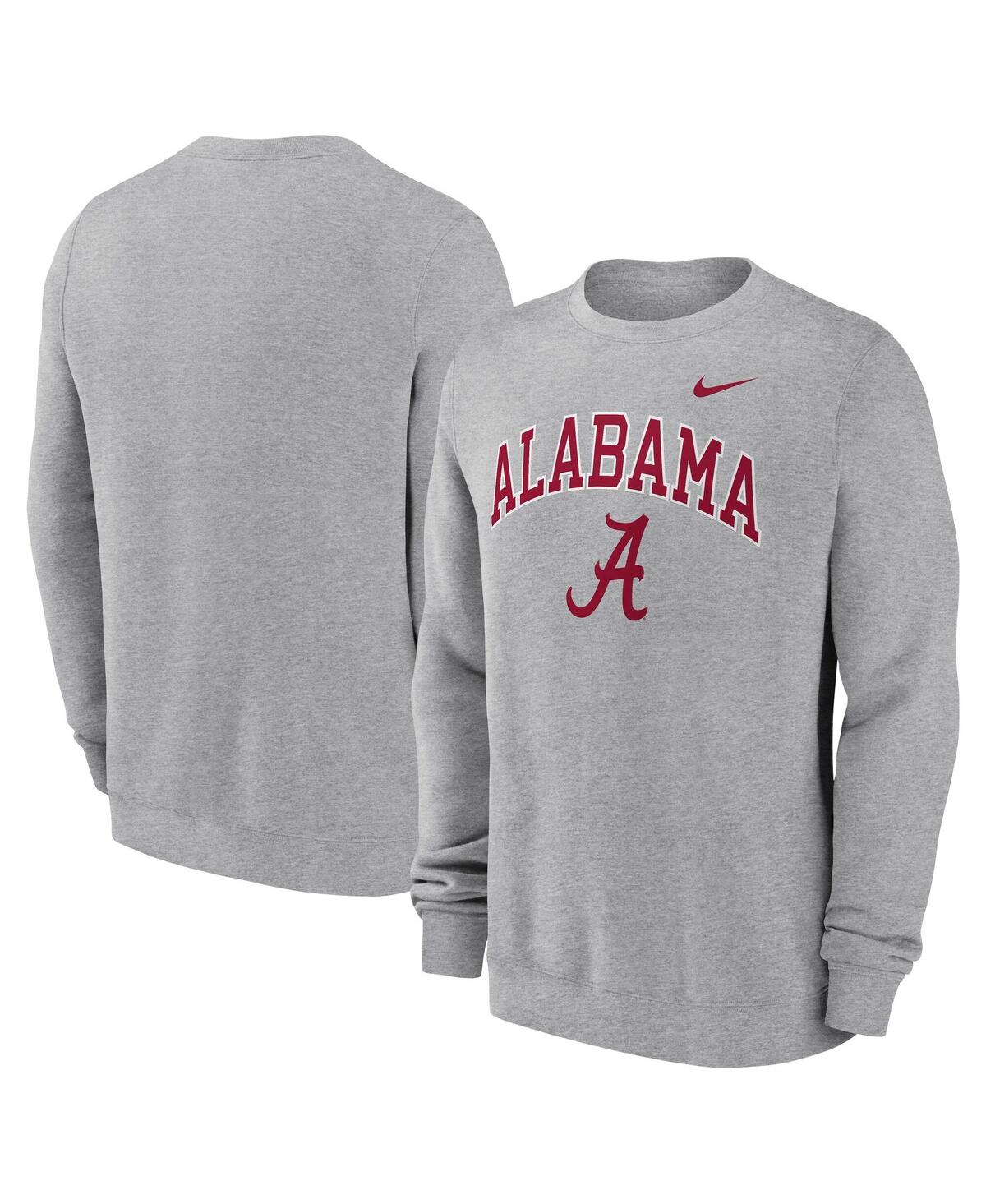Click here for Nike Mens Gray Alabama Crimson Tide Arch Pullover... prices