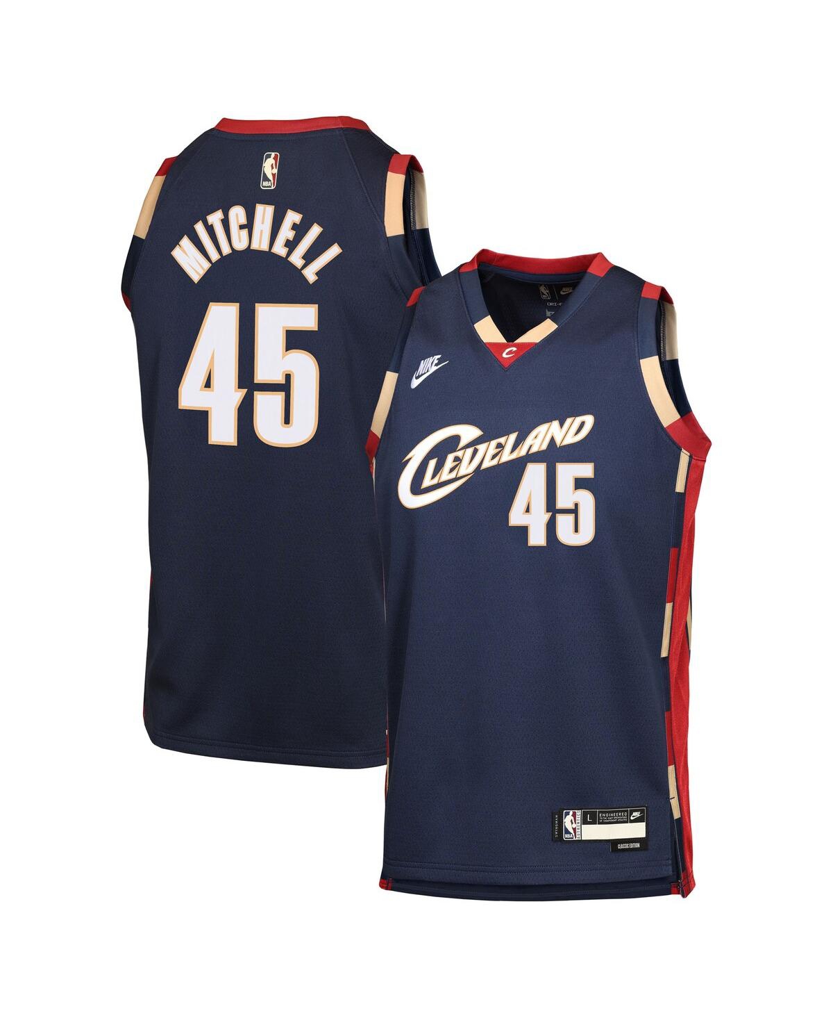 Click here for Nike Big Boys and Girls Donovan Mitchell Navy Clev... prices