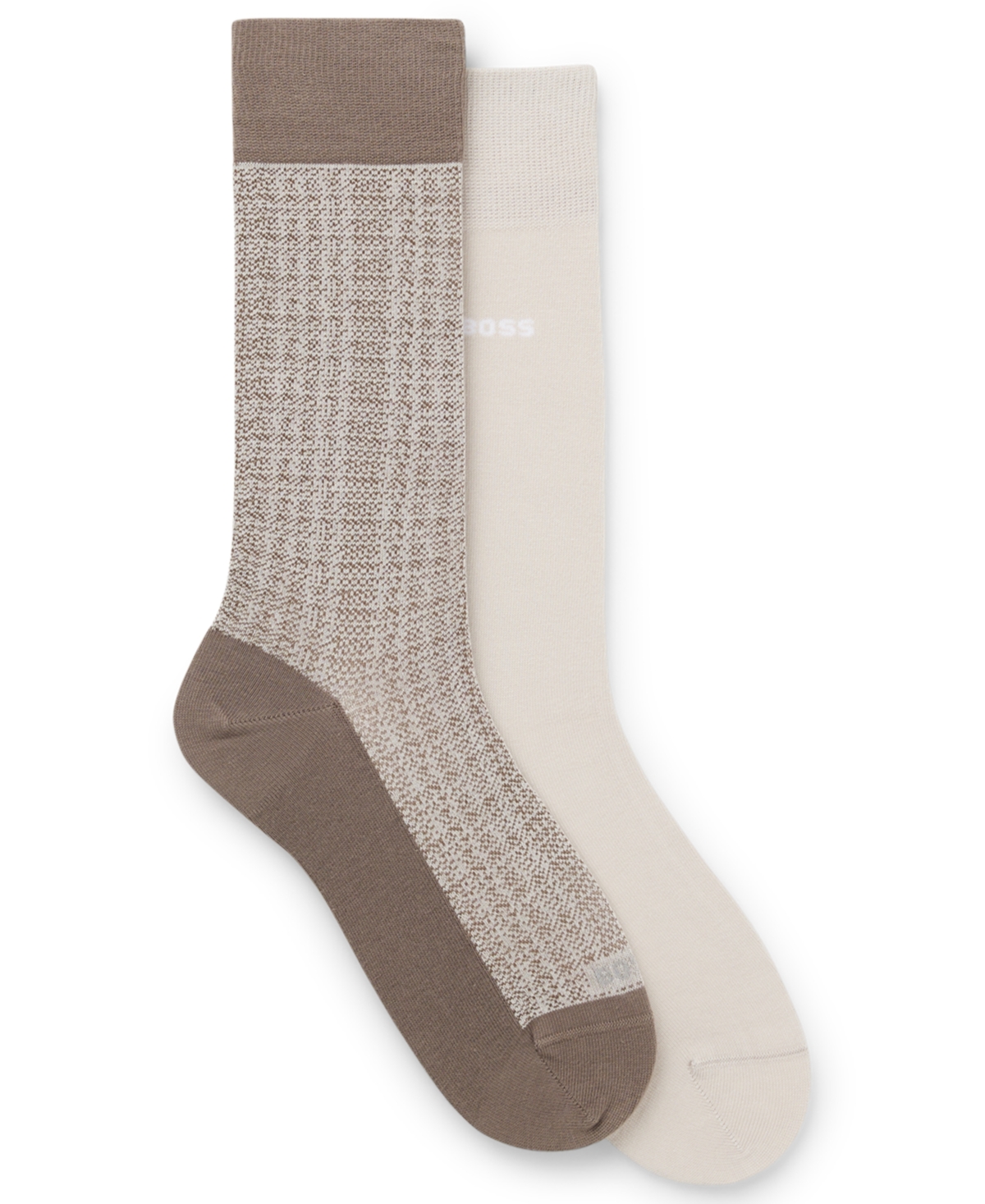 Click here for Hugo Boss Mens 2-Pack Mini Pattern Soft Socks - Op... prices
